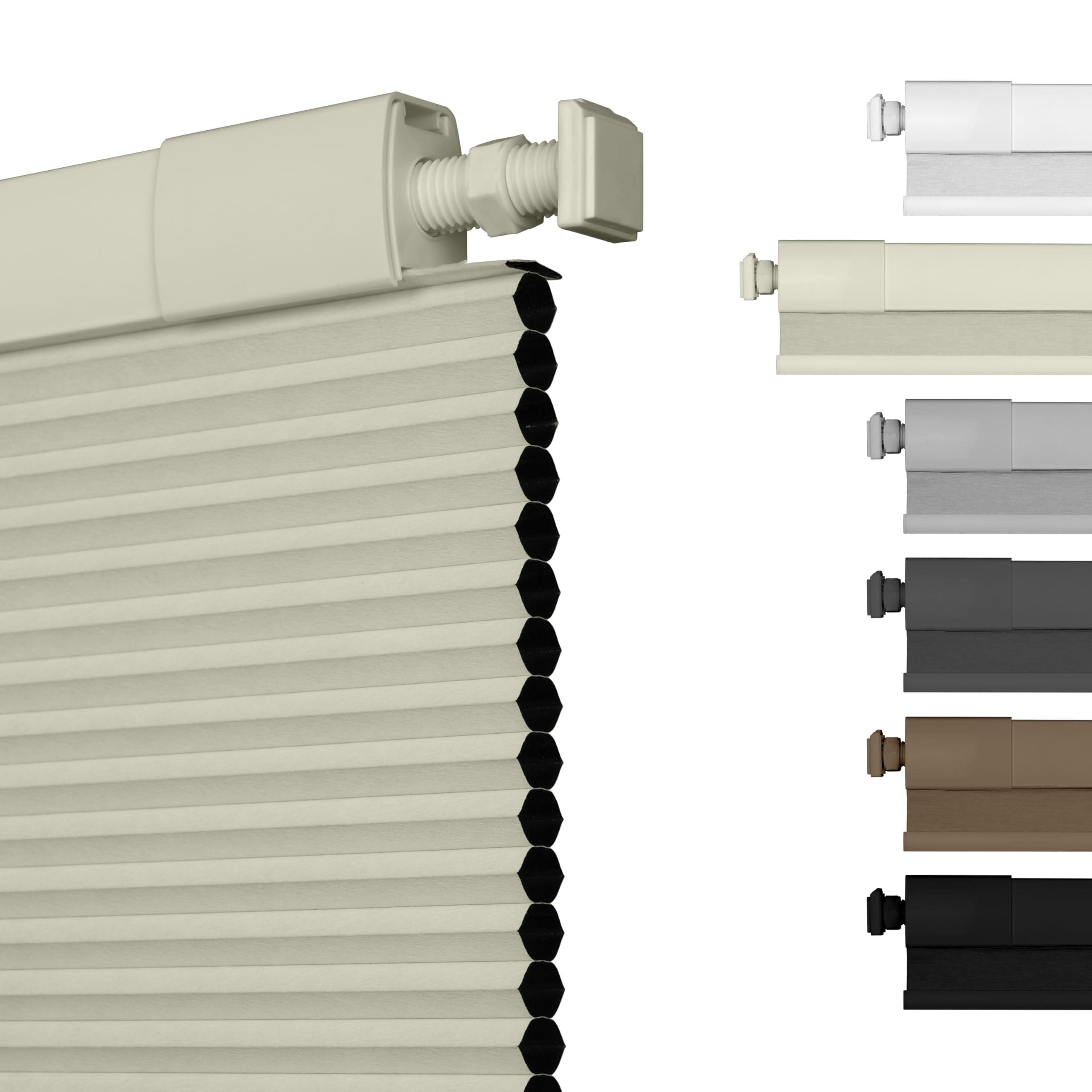 Thermal Insulated Honeycomb Blinds No Tools Installation, Blackout ...