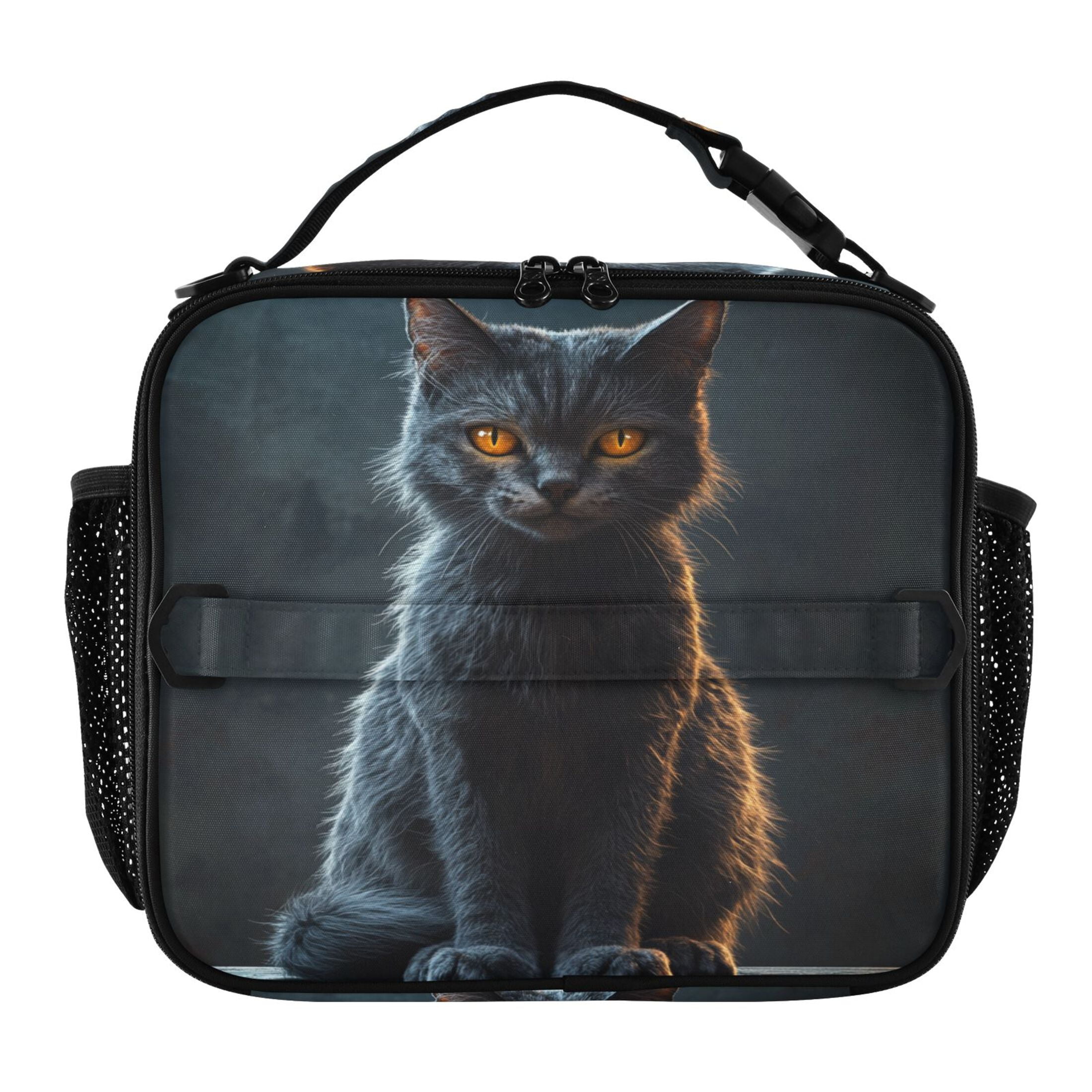 Thermal Insulated Lunch Bag 5.5 L with Side Mesh Pockets,Reusable ...