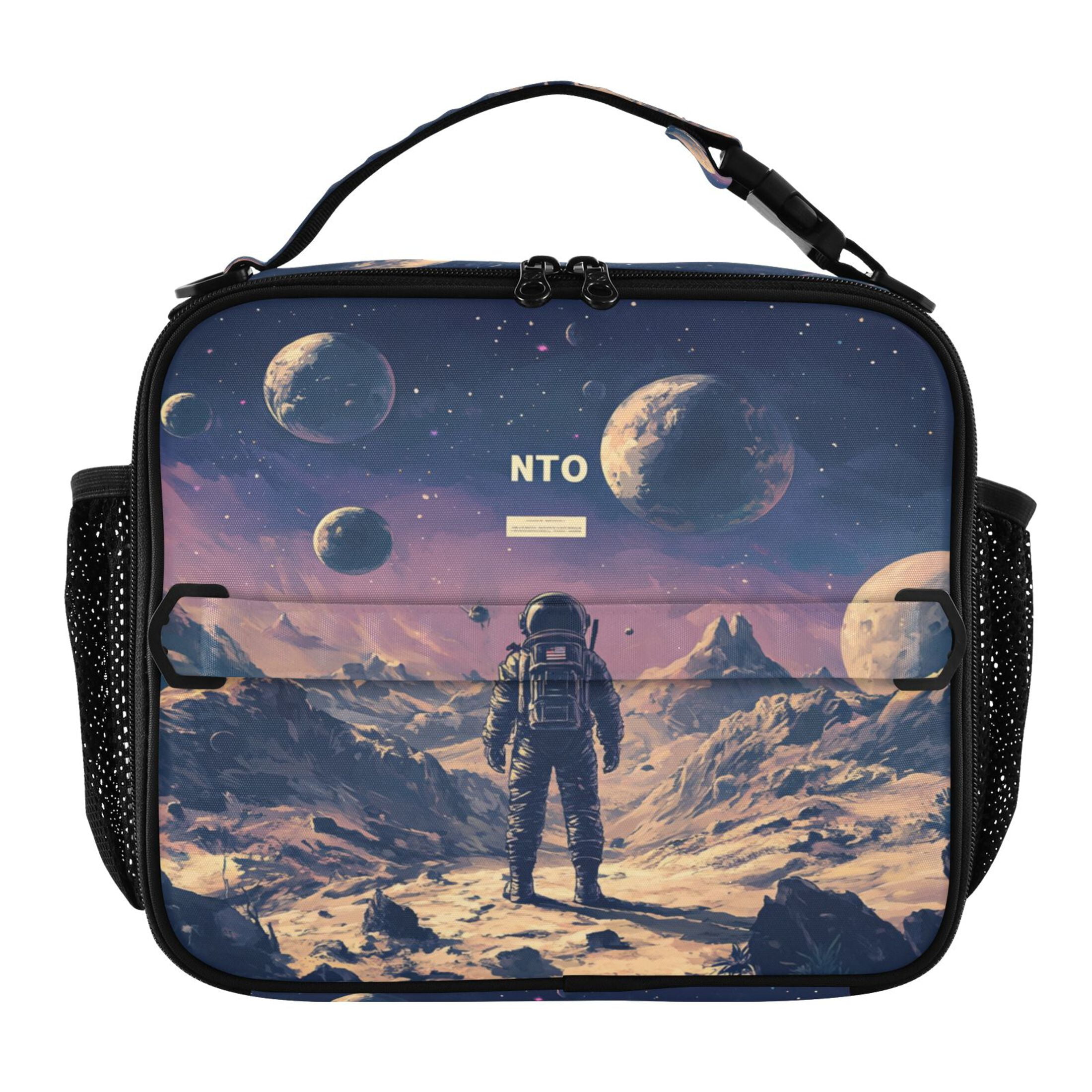 Thermal Insulated Lunch Bag 5.5 L with Side Mesh Pockets,Reusable ...