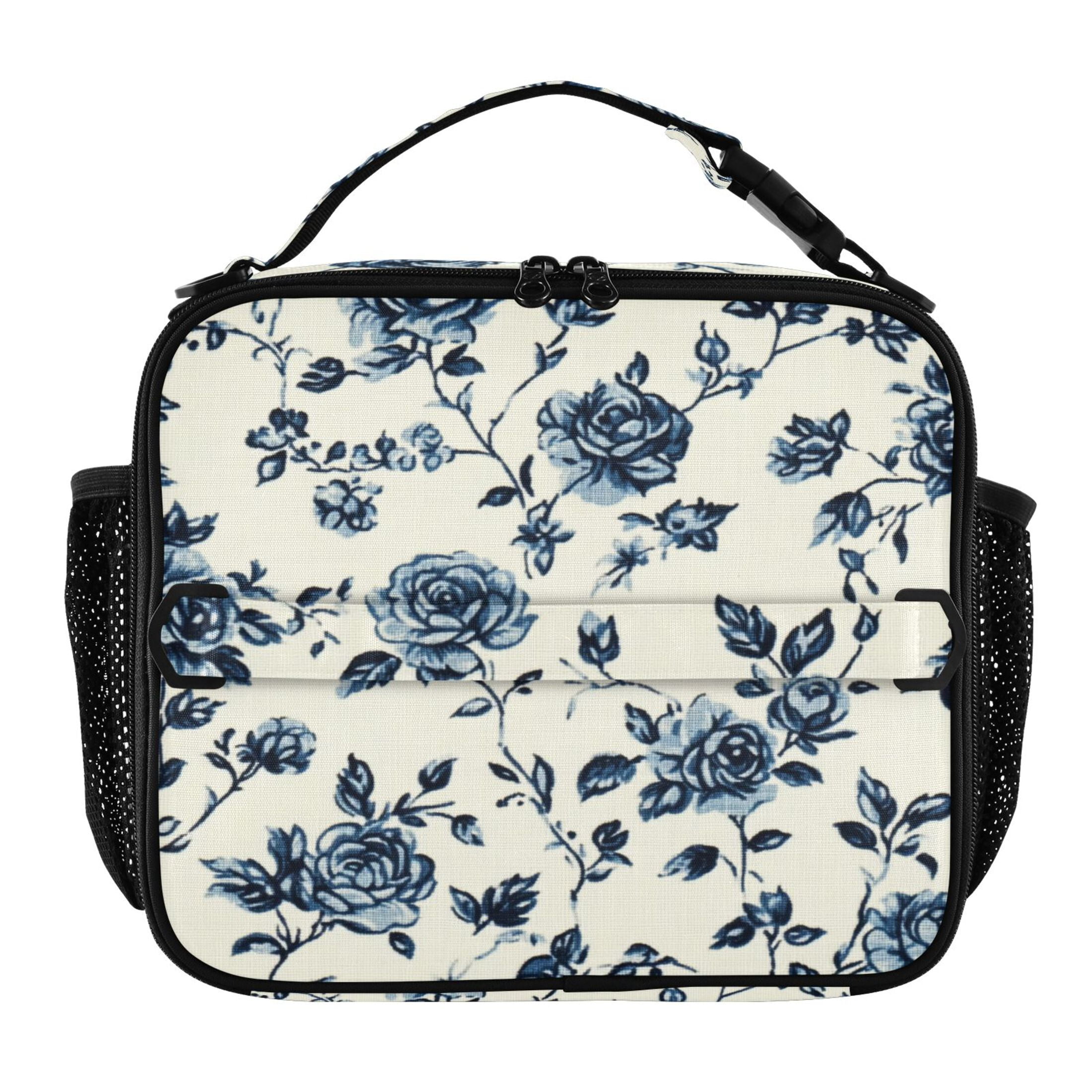 Thermal Insulated Lunch Bag 5.5 L with Side Mesh Pockets,Reusable ...