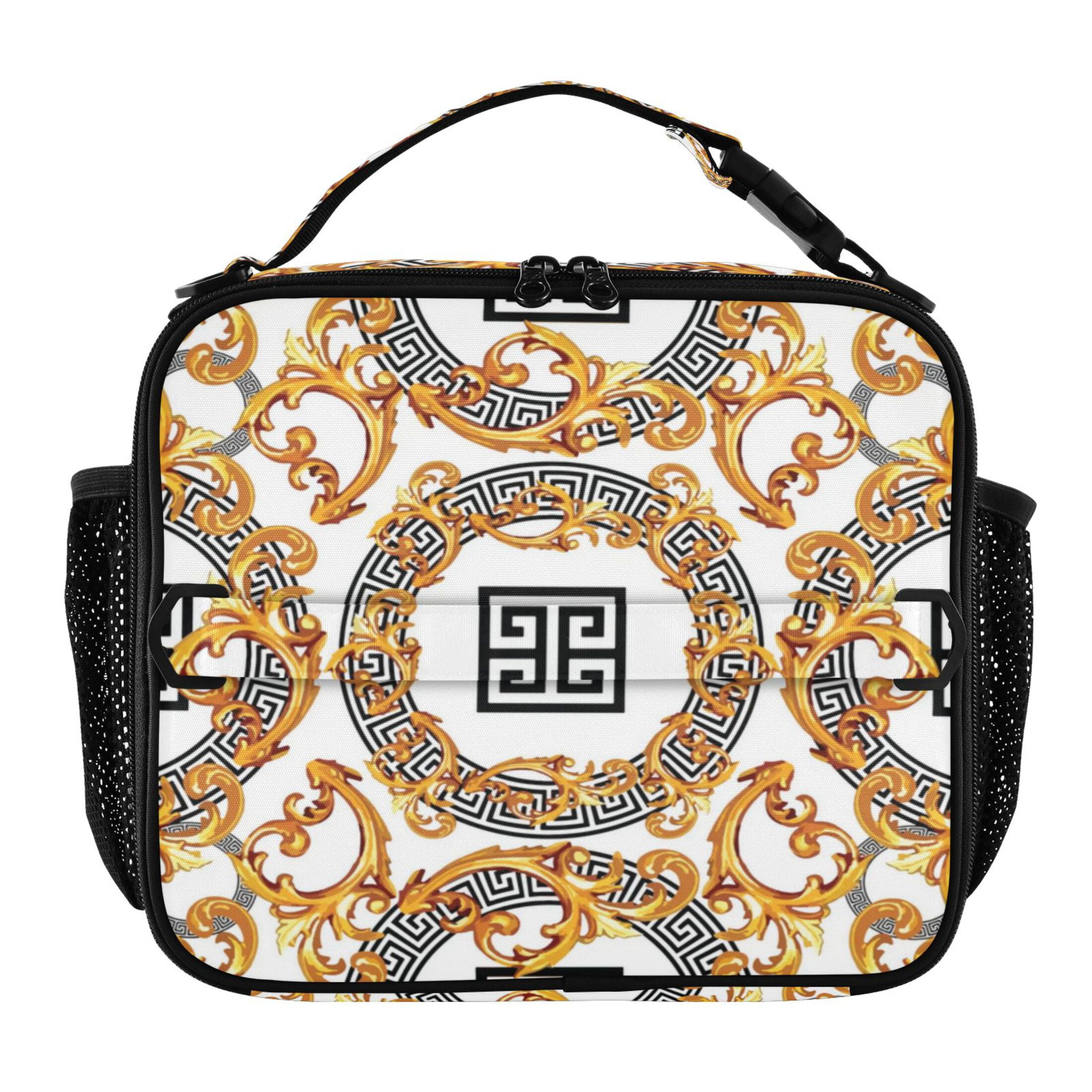 Thermal Insulated Lunch Bag 5.5 L with Side Mesh Pockets,Reusable ...