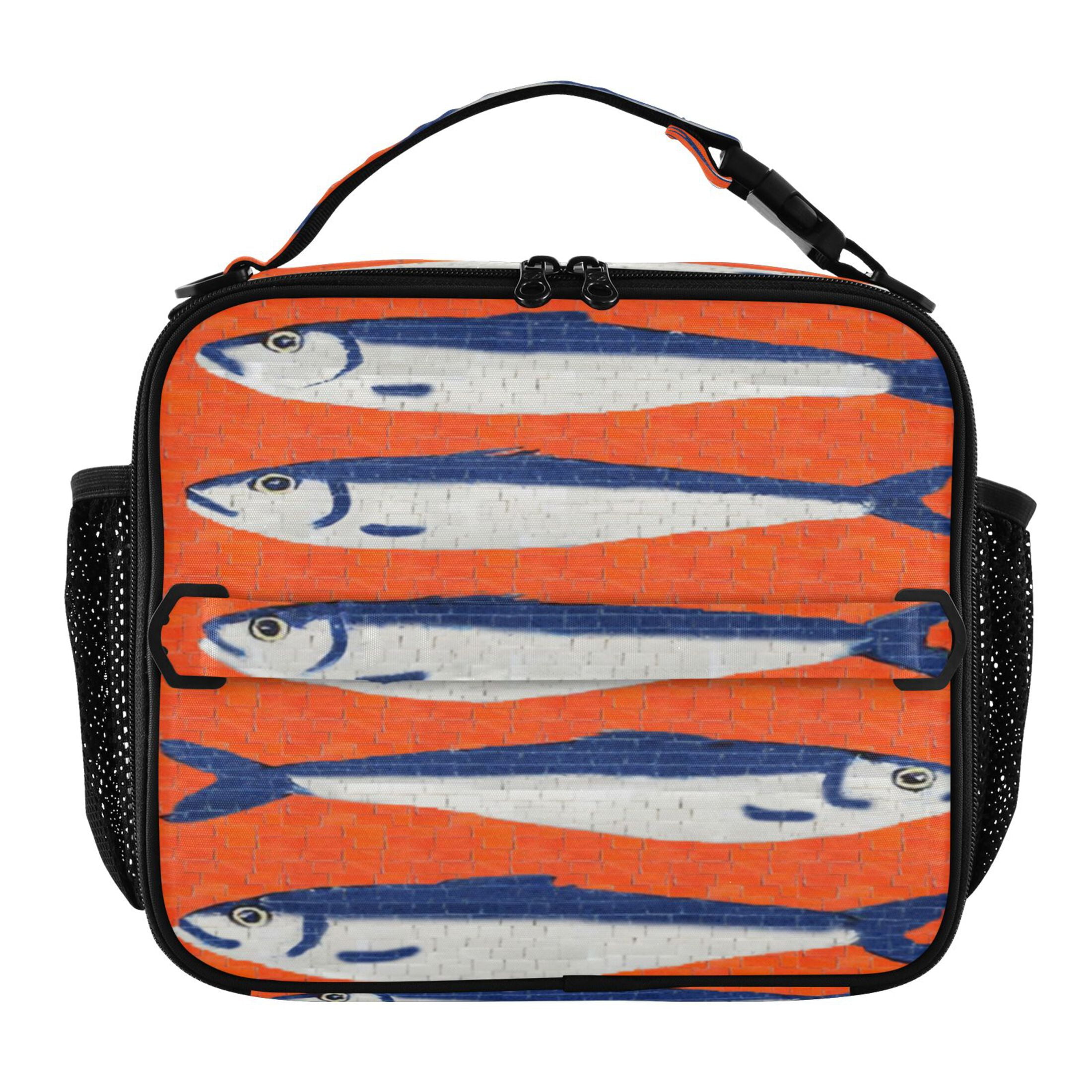 Thermal Insulated Lunch Bag 5.5 L with Side Mesh Pockets,Reusable ...