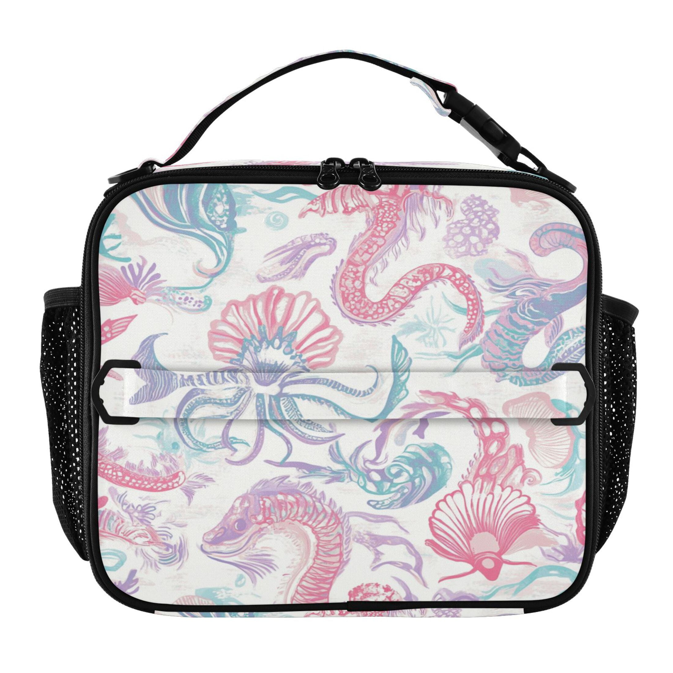 Thermal Insulated Lunch Bag 5.5 L with Side Mesh Pockets,Reusable ...