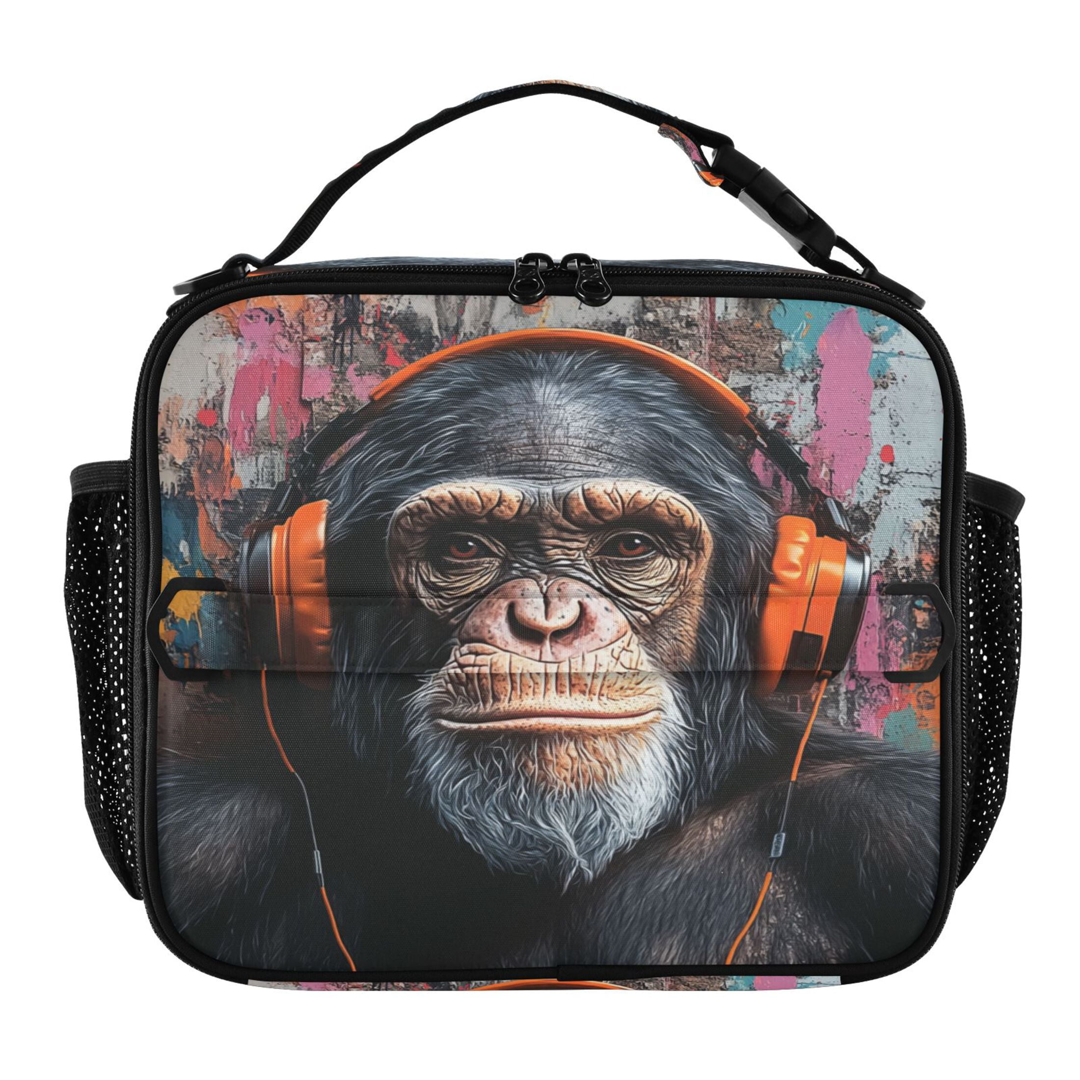 Thermal Insulated Lunch Bag 5.5 L with Side Mesh Pockets,Reusable ...