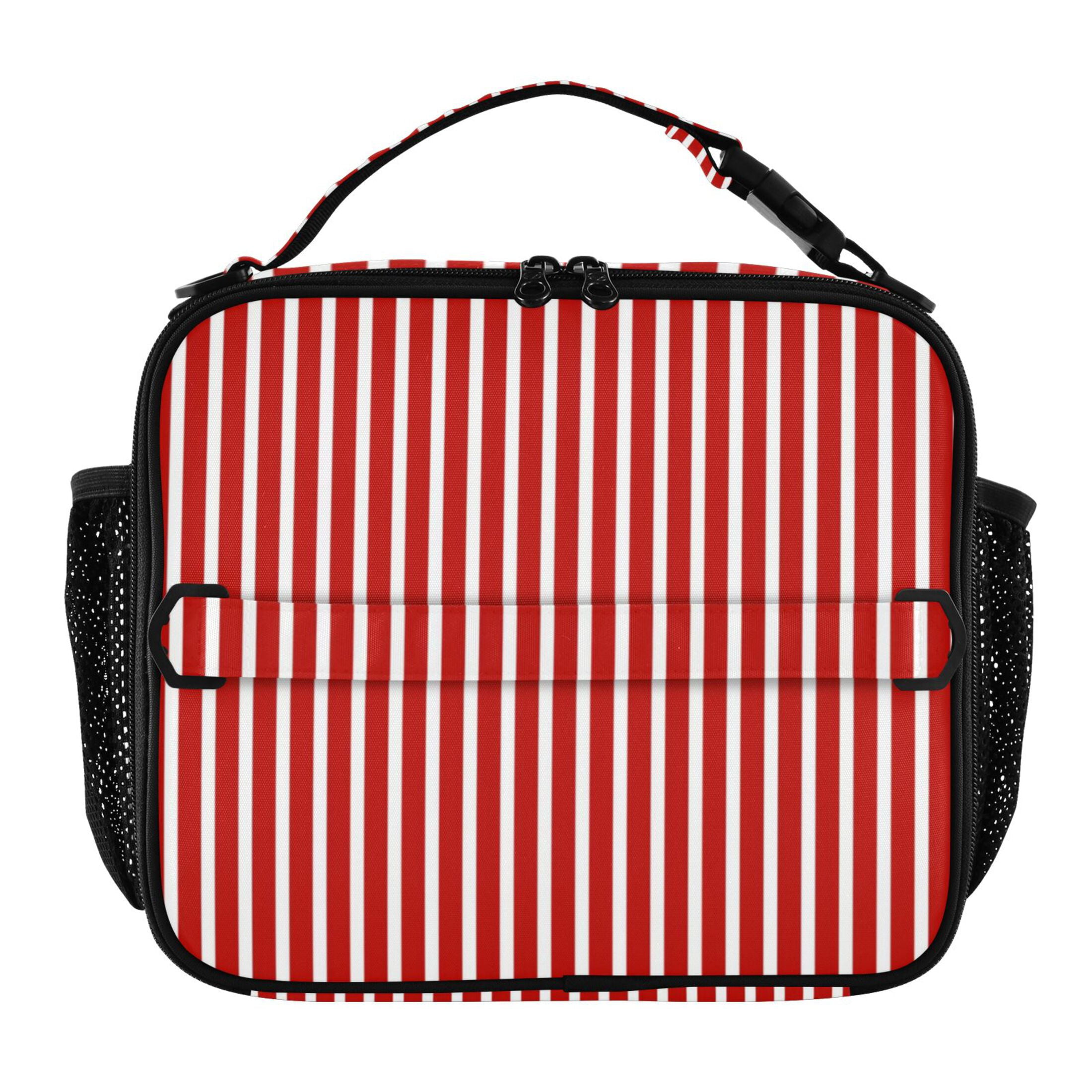 Thermal Insulated Lunch Bag 5.5 L with Side Mesh Pockets,Reusable ...