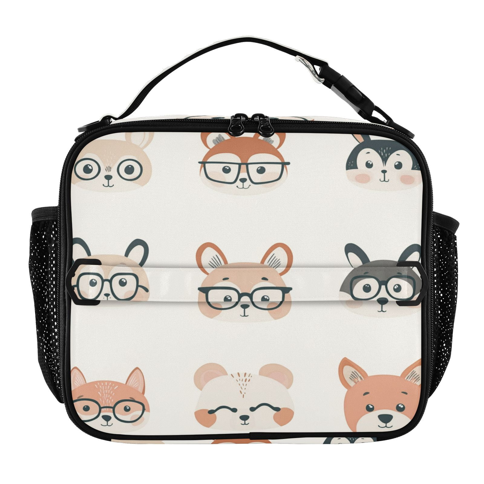 Thermal Insulated Lunch Bag 5.5 L with Side Mesh Pockets,Reusable ...