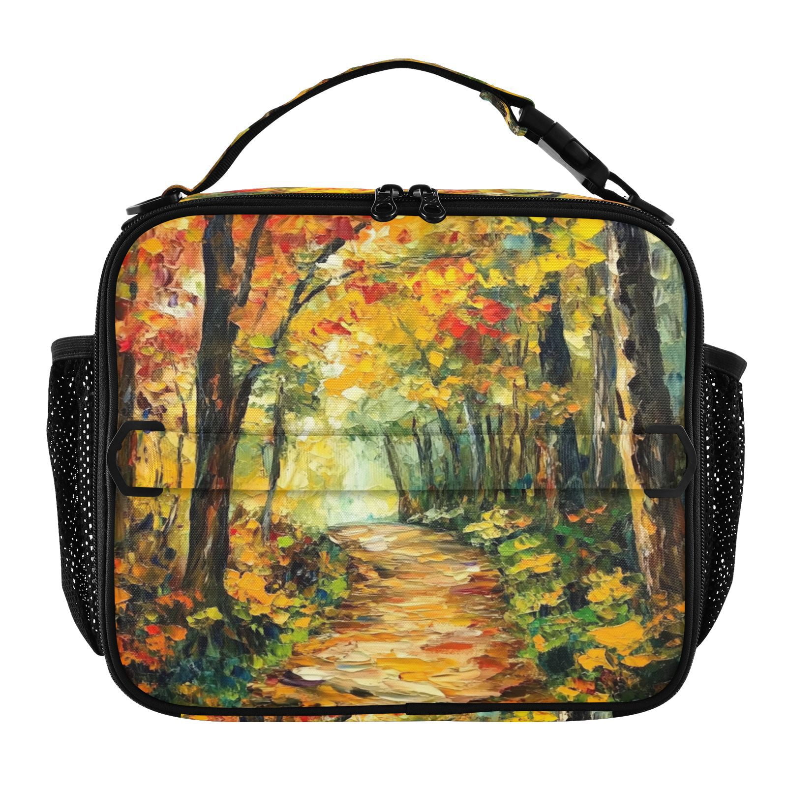 Thermal Insulated Lunch Bag 5.5 L with Side Mesh Pockets,Reusable ...