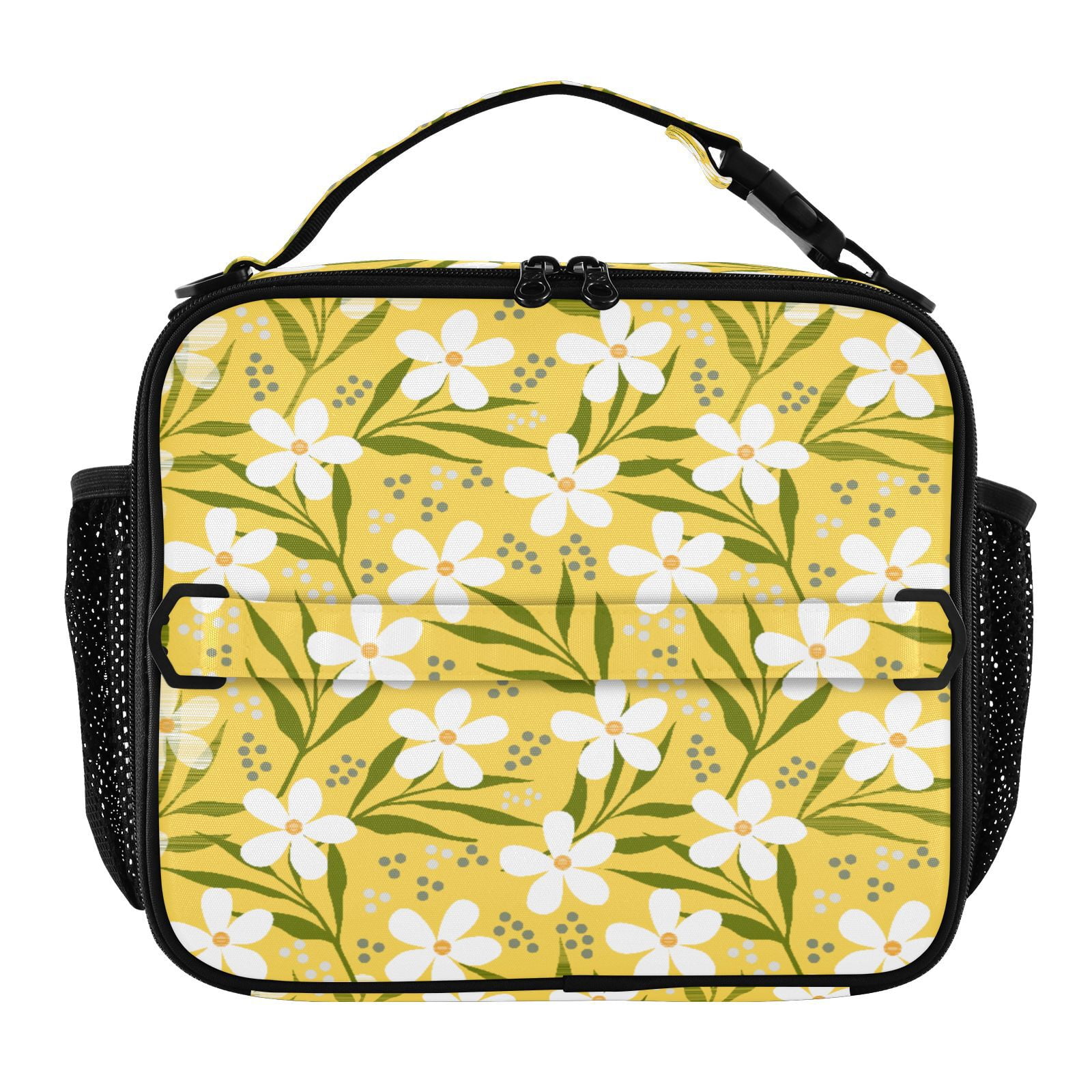 Thermal Insulated Lunch Bag 5.5 L with Side Mesh Pockets,Reusable ...