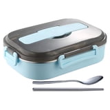 Thermal Insulated Lunch Box Container 2 Layer 1 Piece Portable Outdoor ...
