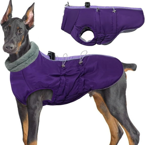 Thermal Insulated Waterproof Dog Coat For Large Breeds Winter Outdoor ...