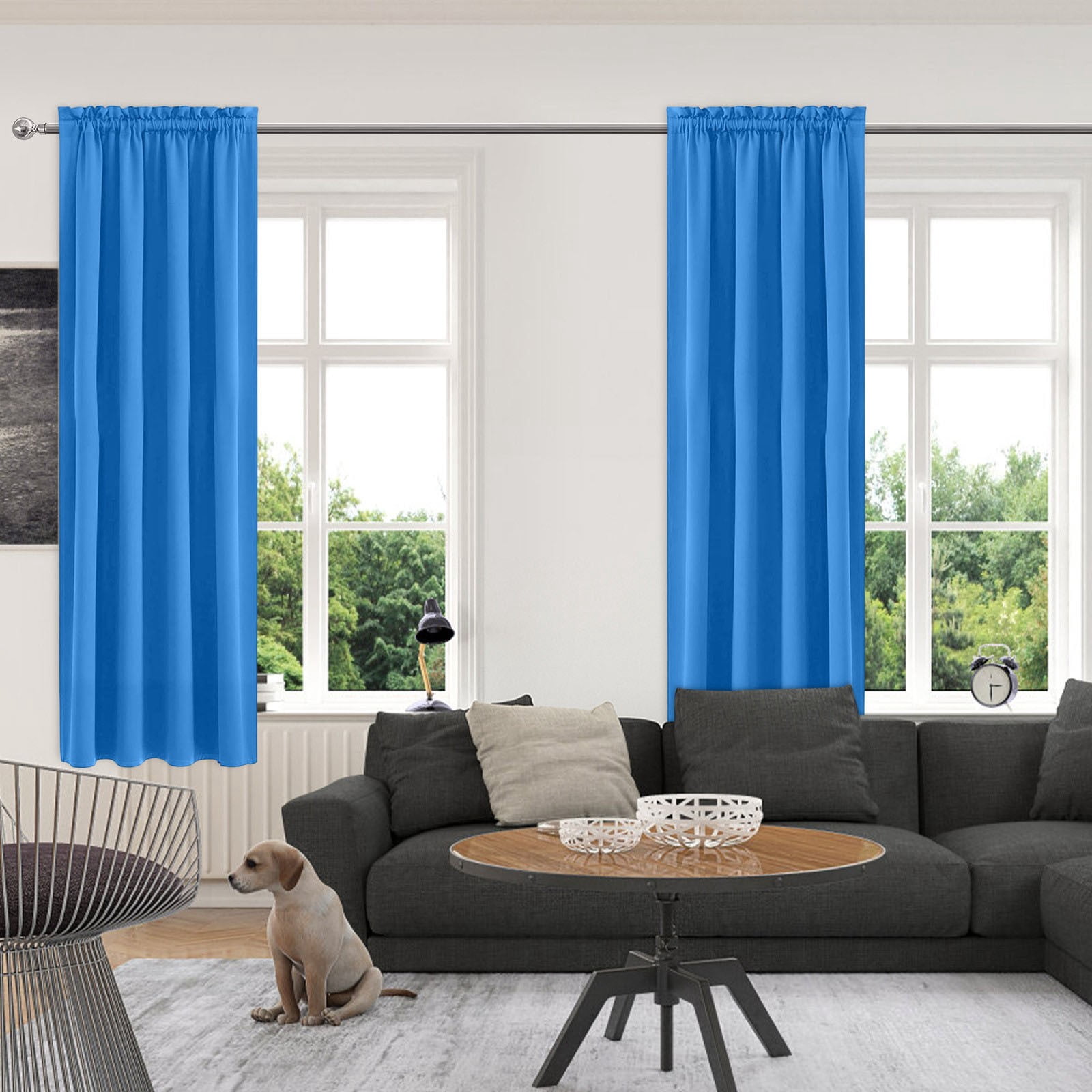 Thermal Insulating Blackout Curtains, Wenini 100% Light Blocking ...