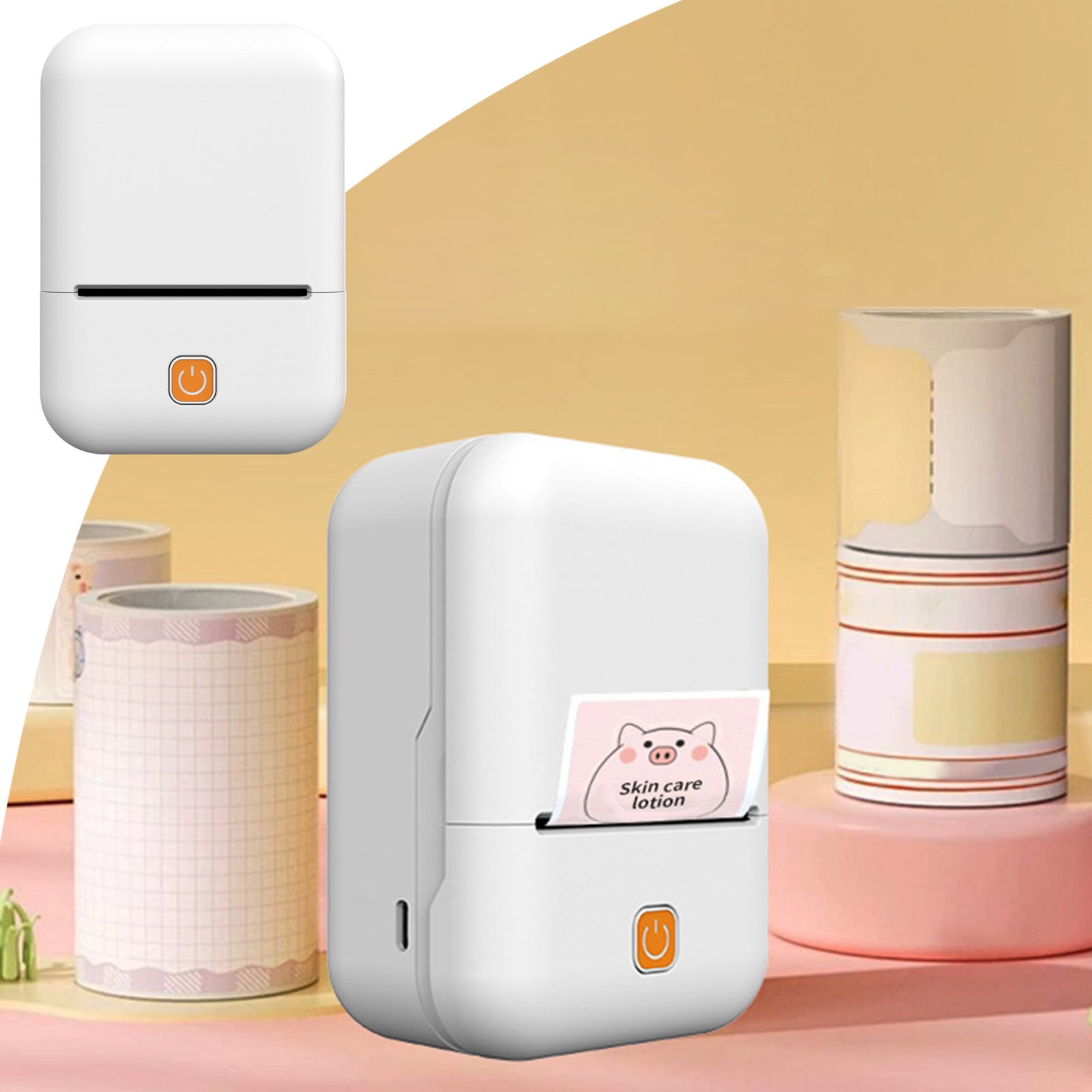 Thermal Label Printer Under 5 ! Yrmaups Wireless Bluetooth Label Maker ...