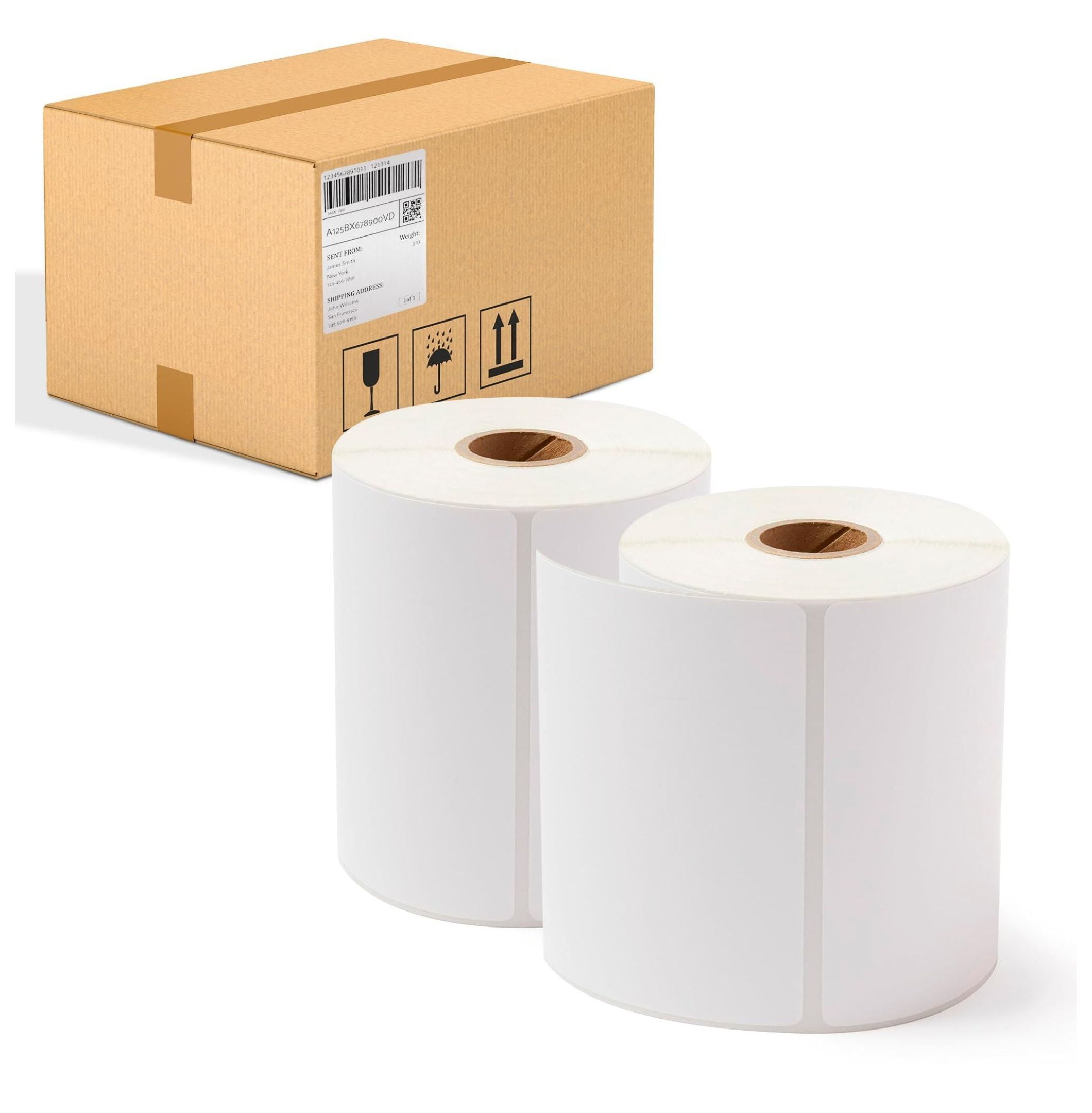 Thermal Labels 4x6, 5700 Labels/Roll - Direct Thermal Shipping Labels ...