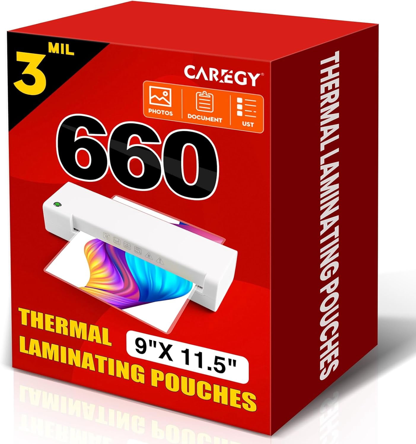 Thermal Laminating Pouches,660 Pack Laminating Sheets, 3 Mil, 9 x 11.5 ...