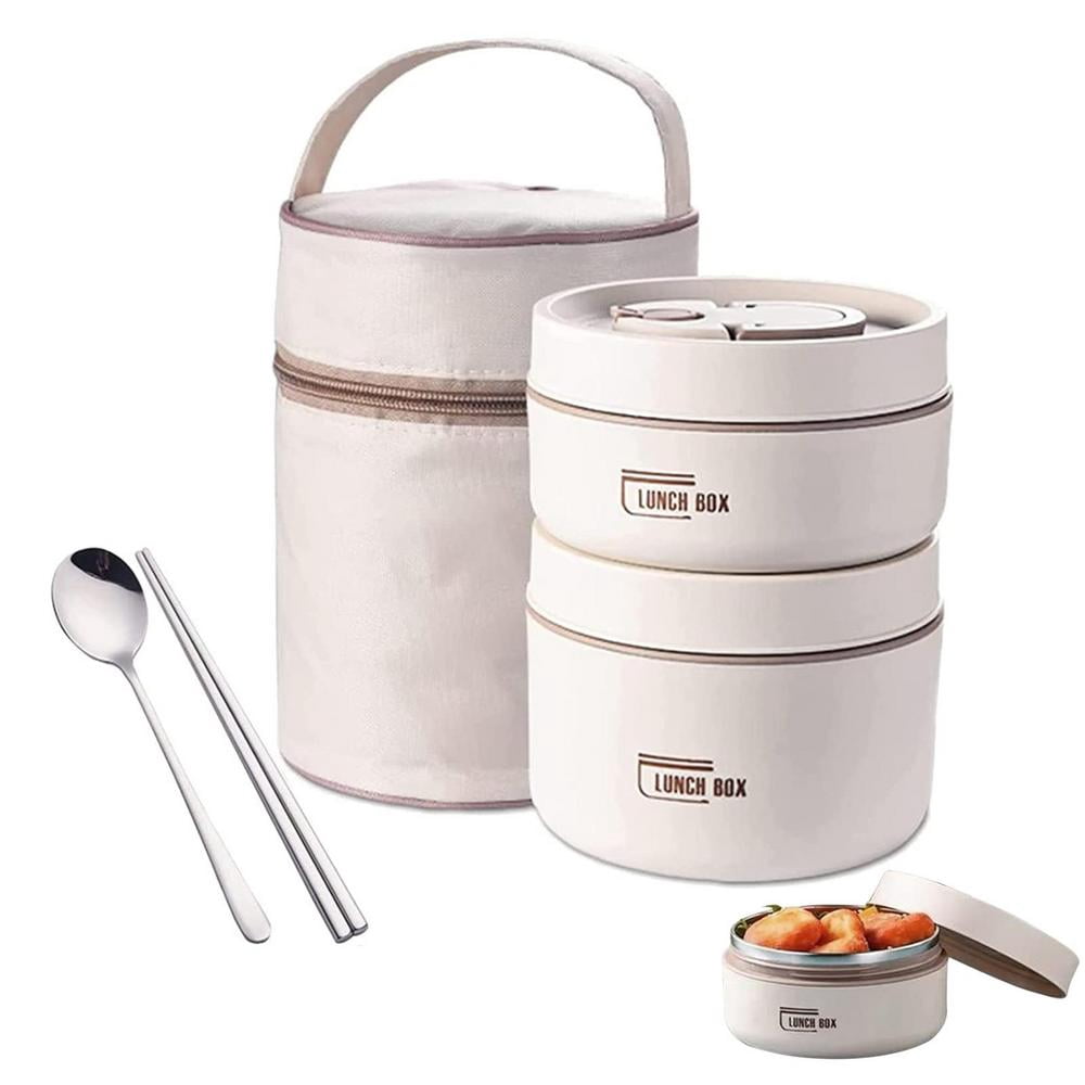 Tohuu Warm Food Container For Lunch Leak-Proof Thermal Bento Box ...
