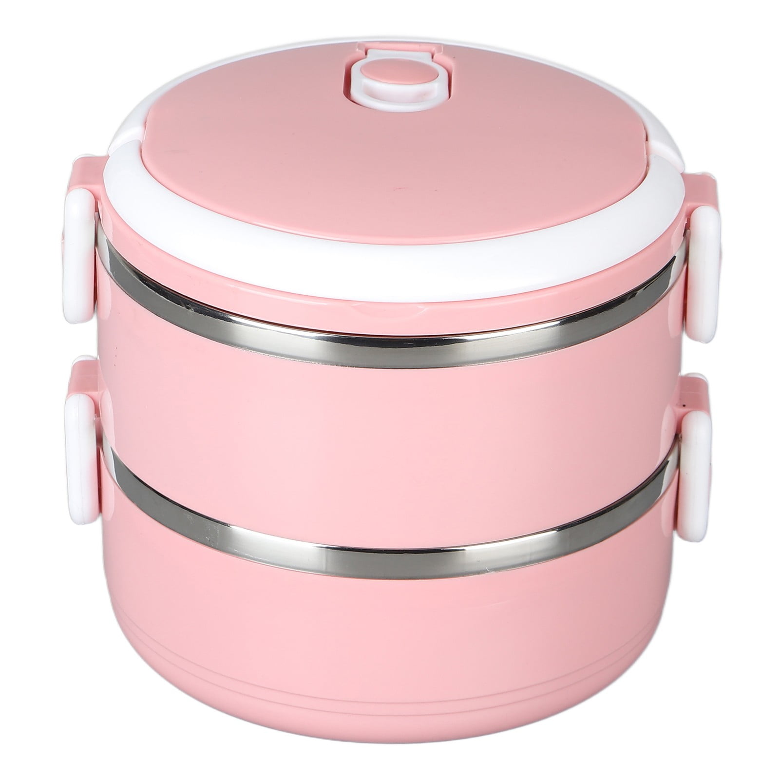 Thermal Lunch Box Stackable Hot Food Insulated Box 304 Stainless Steel Round Lunchbox Sealed ...