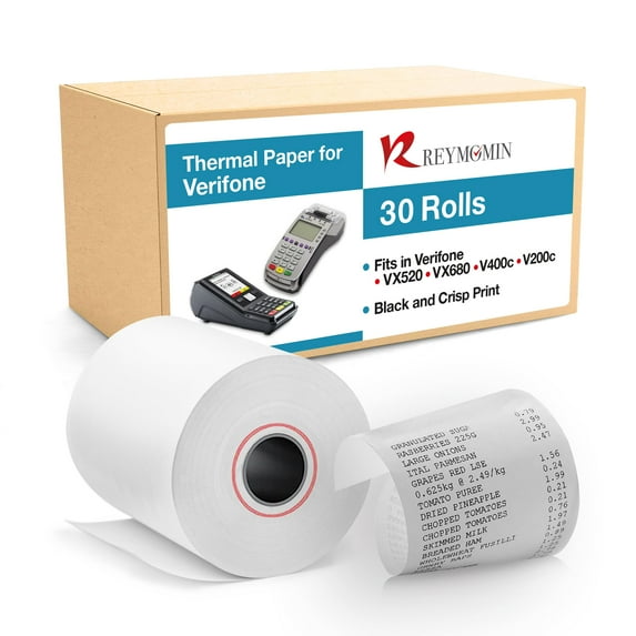 Thermal Paper Rolls for Verifone Vx520, Vx680, T650, P400m – Thermal ...