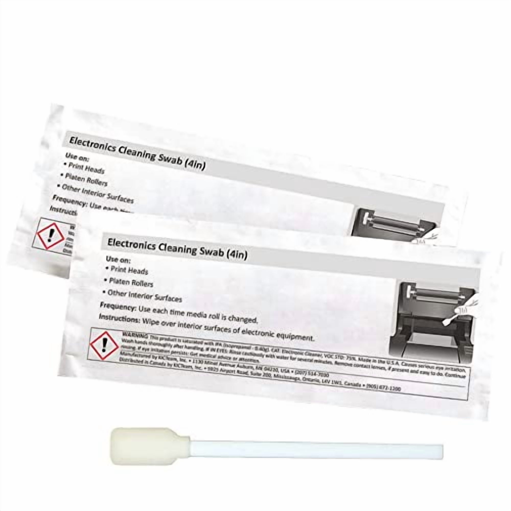Thermal Printer Cleaning Swabs with IPA, 4 Inch - Walmart.com