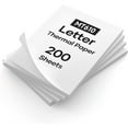 Thermal Printer Paper, 200 Sheets US Letter 8.5 x 11 Inch, MT610 ...