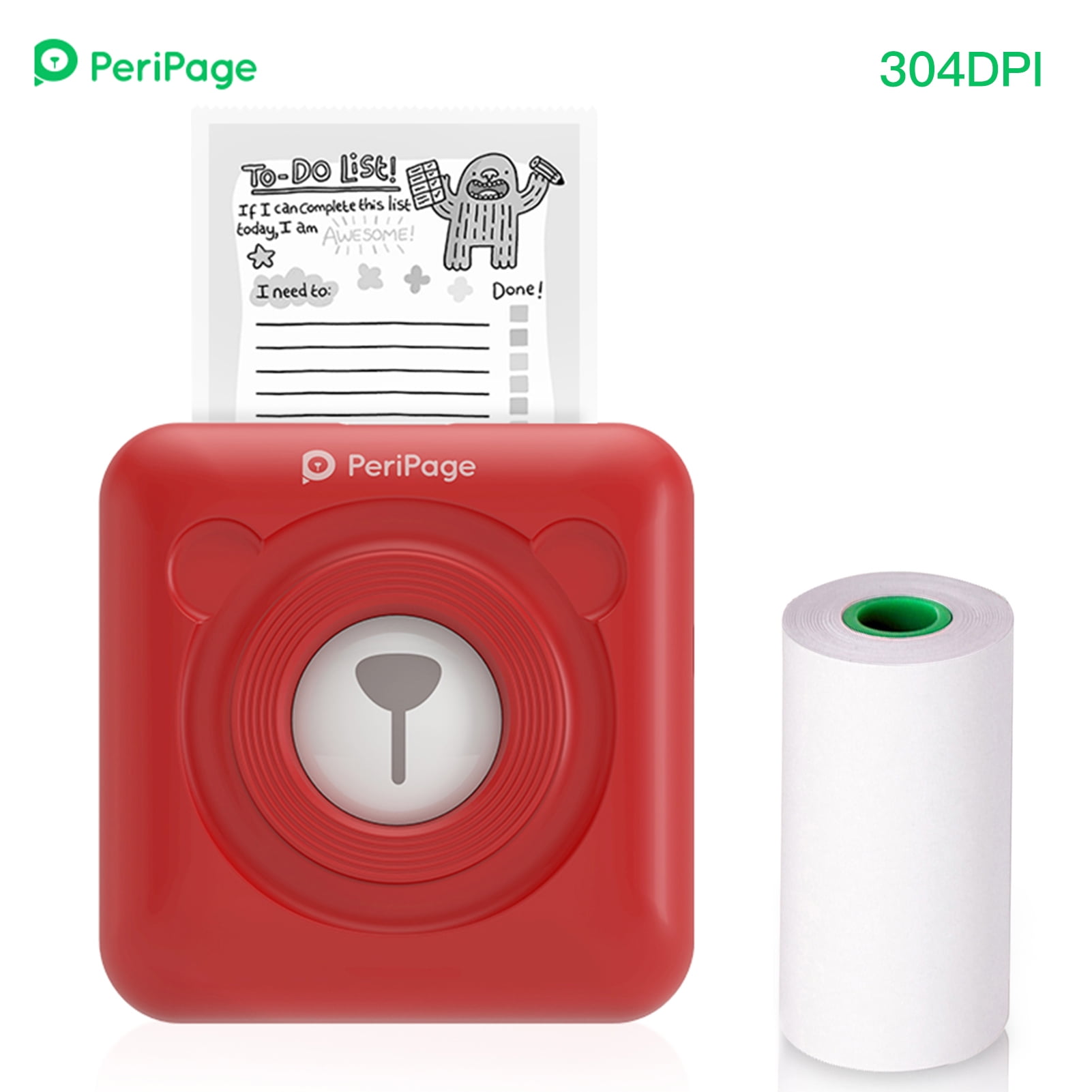 Thermal Printer,Paper Printer Sticker Bt Thermal Printer 304dpi Bt ...