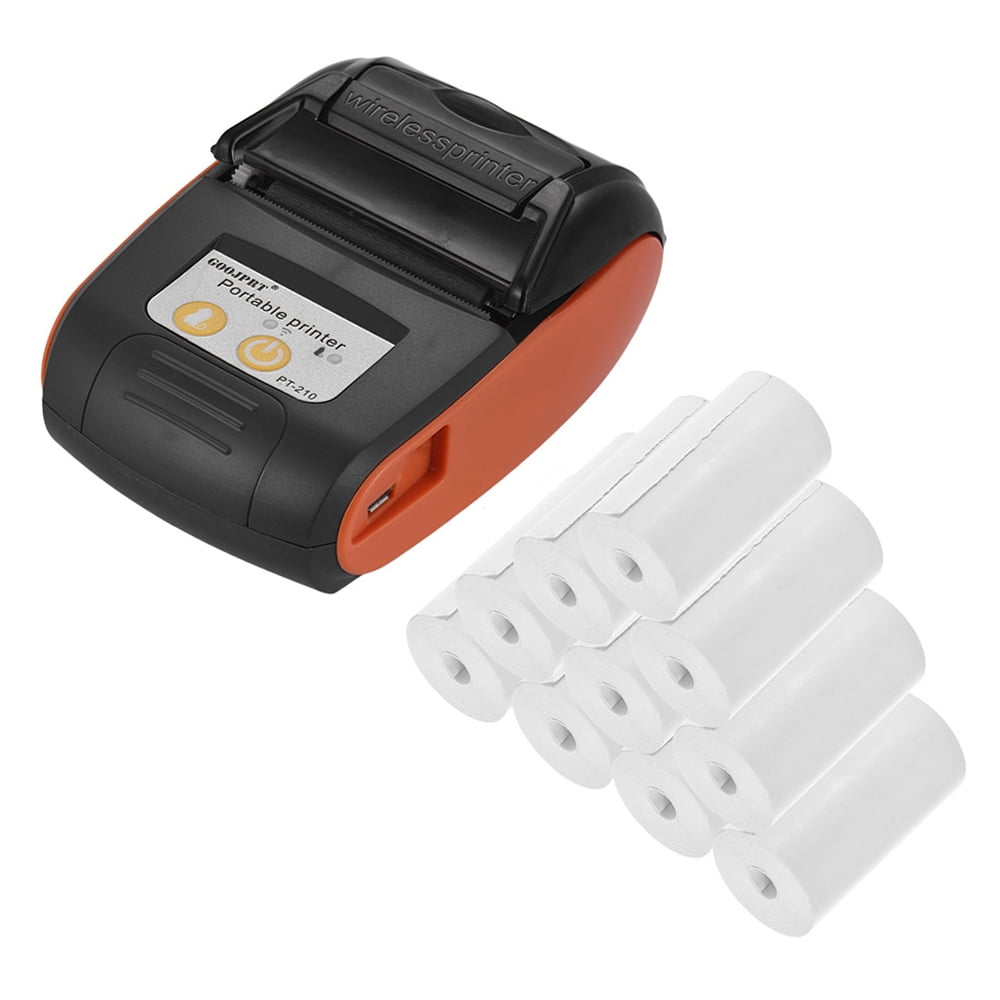 Thermal Printer,Receipt Printer Pt-210 Portable Thermal Printer Handheld 58mm Handheld 58mm ...