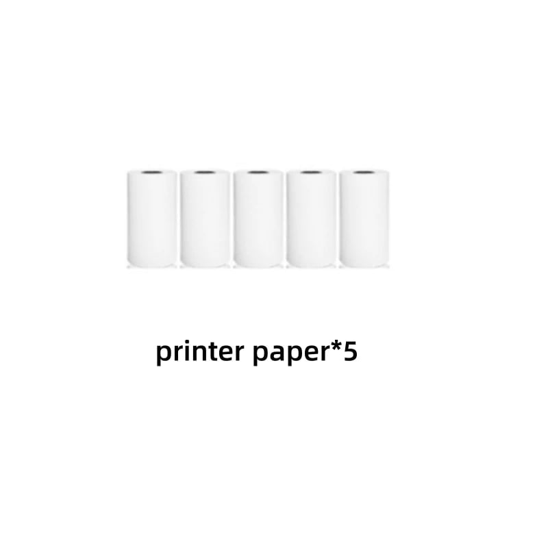 Thermal Printing Paper 10 Rolls White Self-adhesive 57mm Label Sticker ...