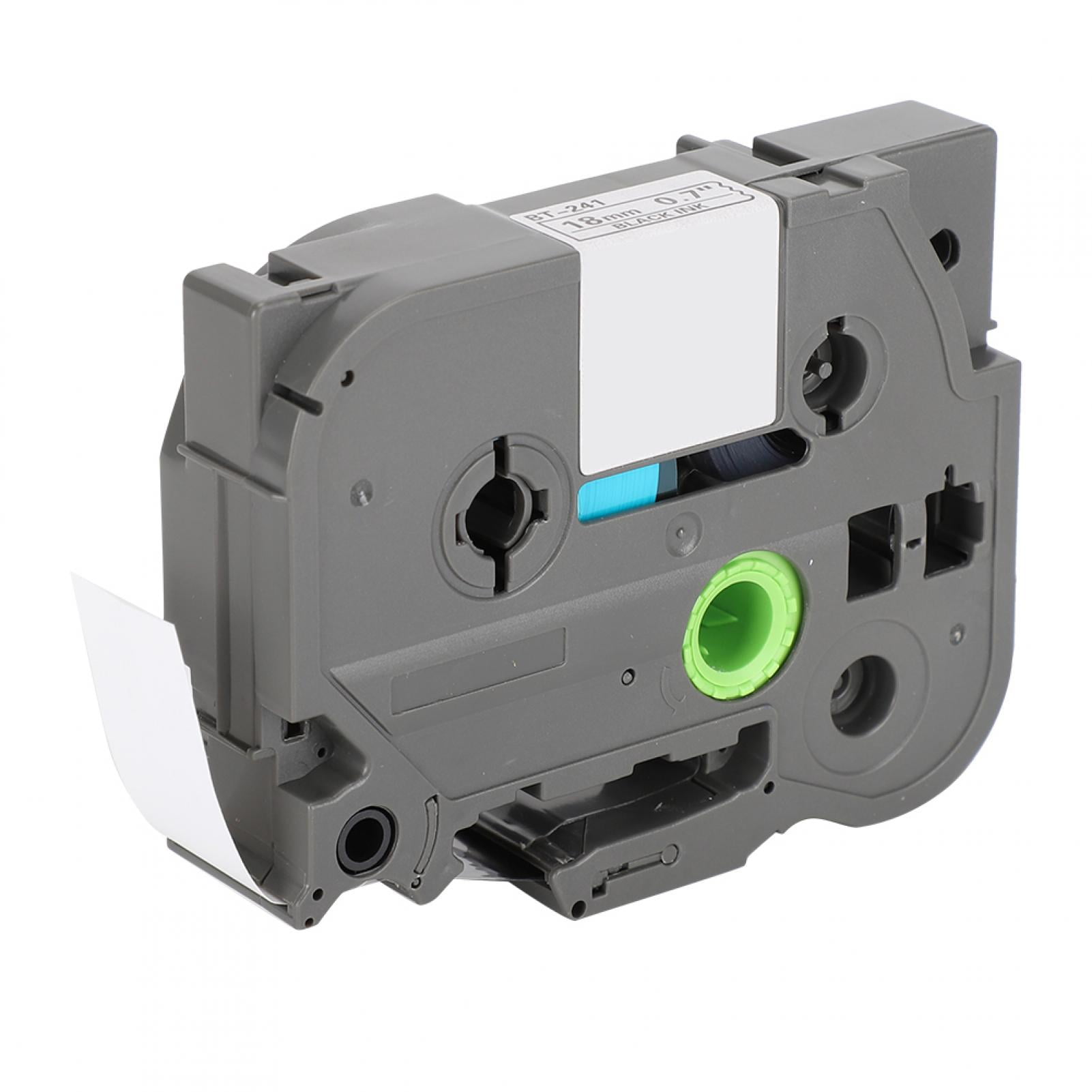 Thermal Printing Tape, Strong Adhesive Black on White, 18mm Wide ...