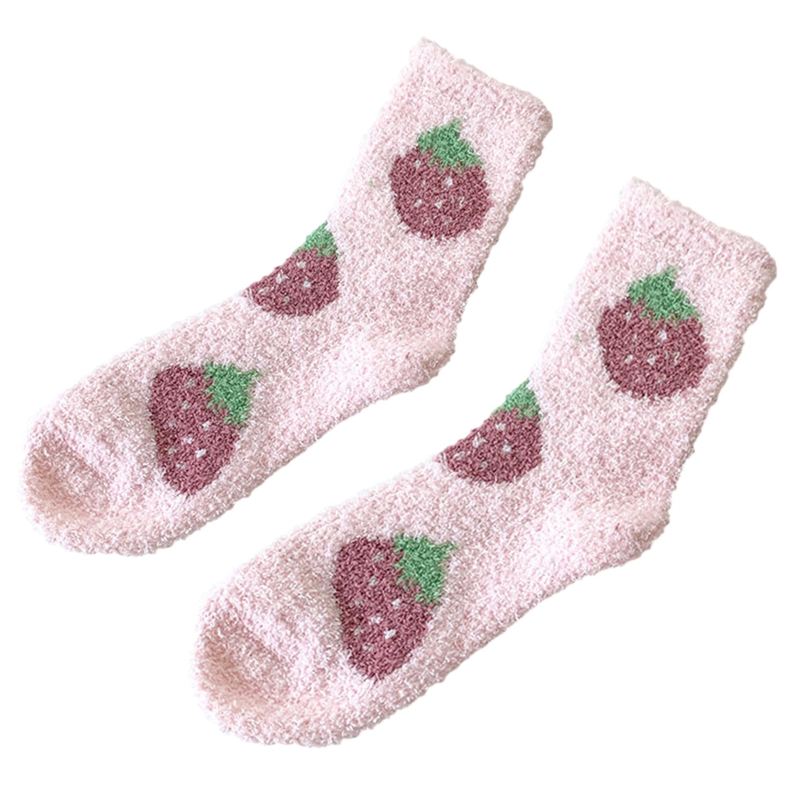 Thermal Socks For Womens Coral Socks Floral Print Socks Colorful ...