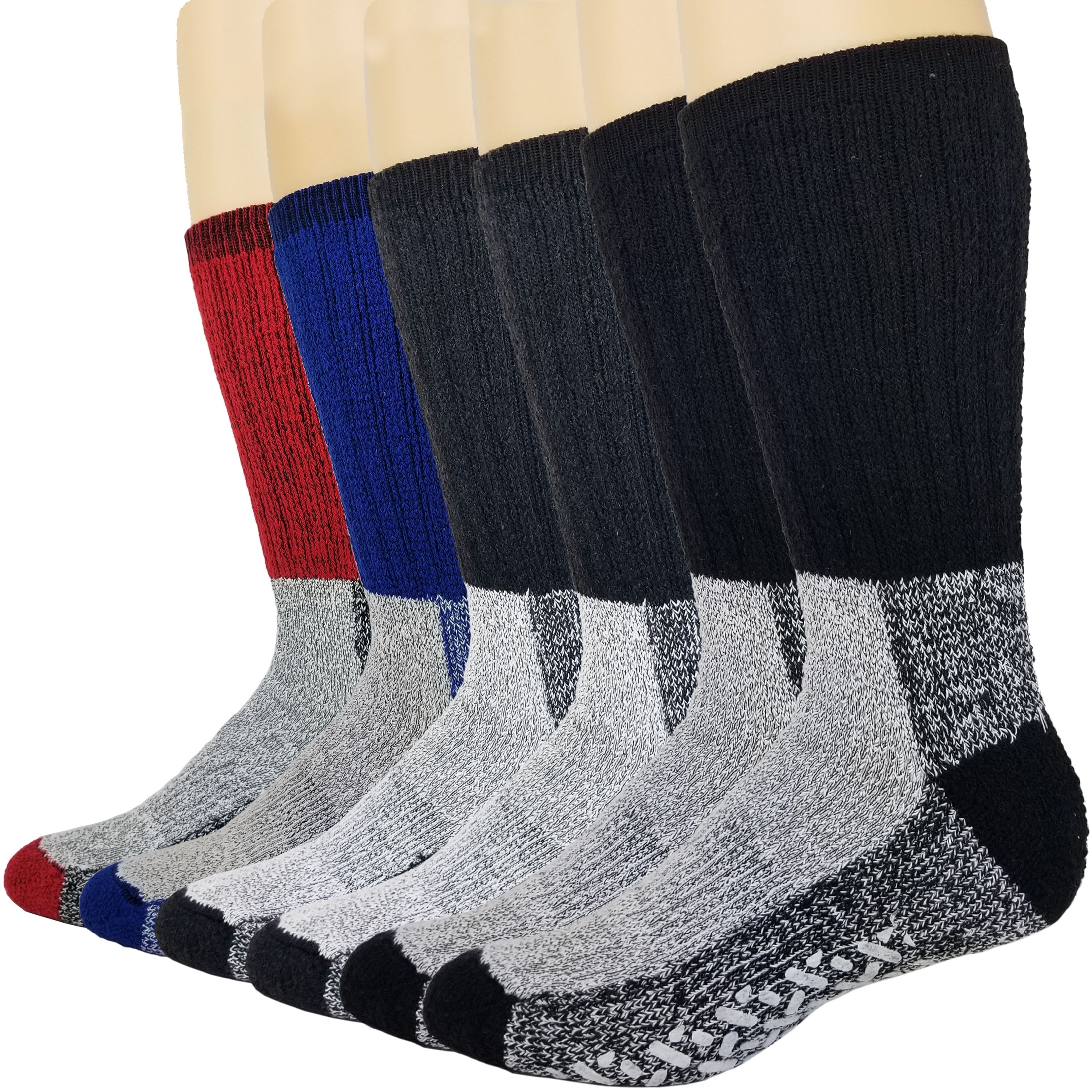Thermal Socks Merino Wool Socks For Women and Men - 6 Pairs of Extra ...