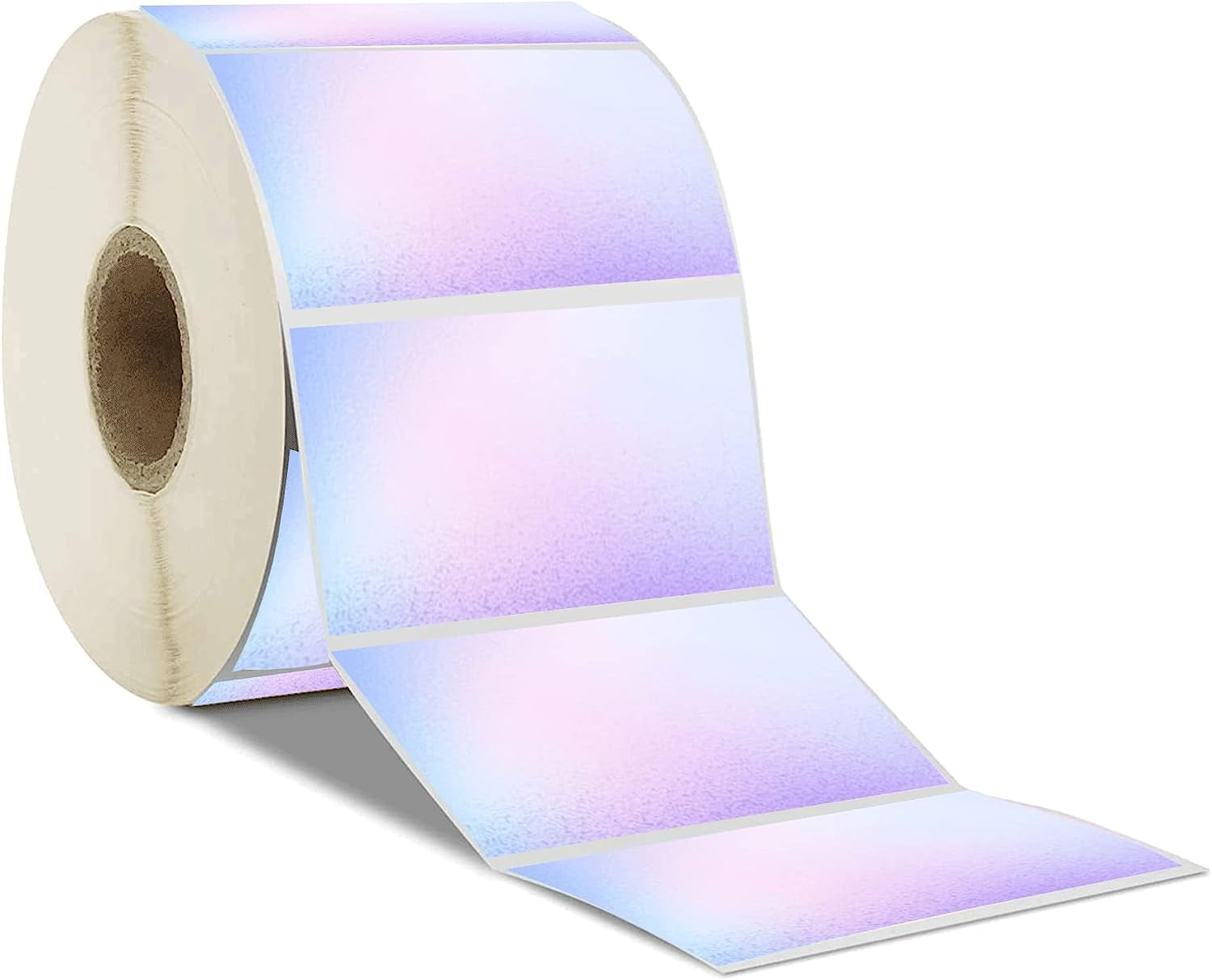 Thermal Printable Tags, 1.25*2.25 inch, Purple, Self Adhesive Labels ...