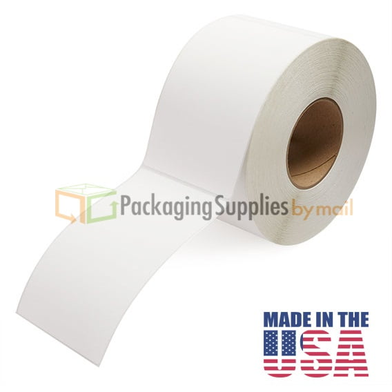 Thermal Transfer Label, 4" X 6" 3" Core, Required Ribbon, 4 Rolls 1000 ...