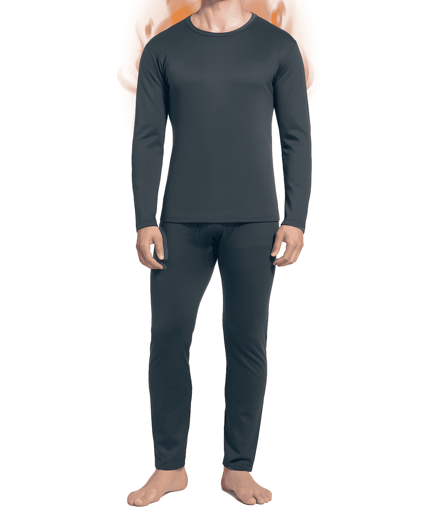 Thermal Underwear Long Johns for Men Fleece Lined Base Layer Tops and ...