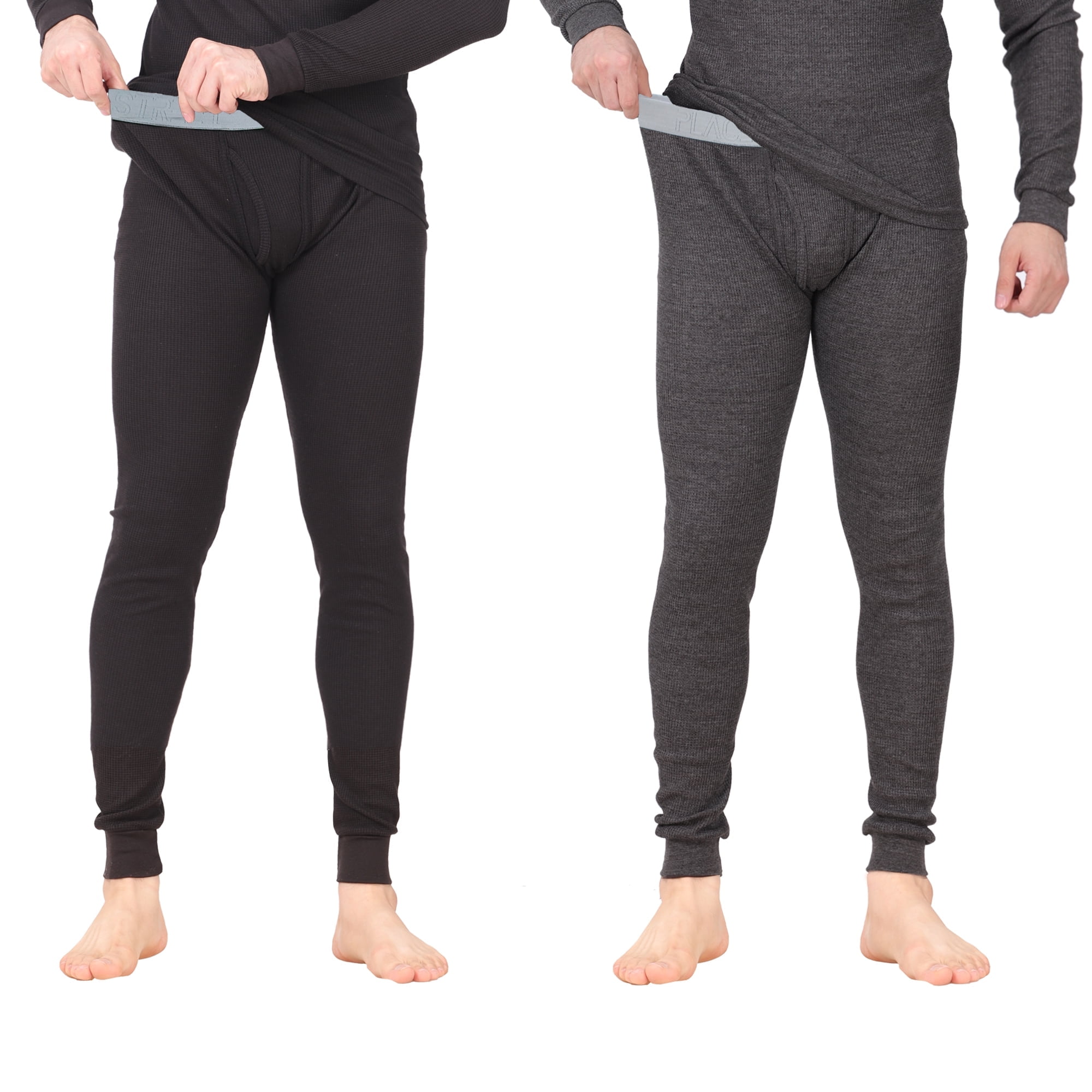 Thermal Underwear Pants For Men Long Johns Cotton Blend Base Layer ...