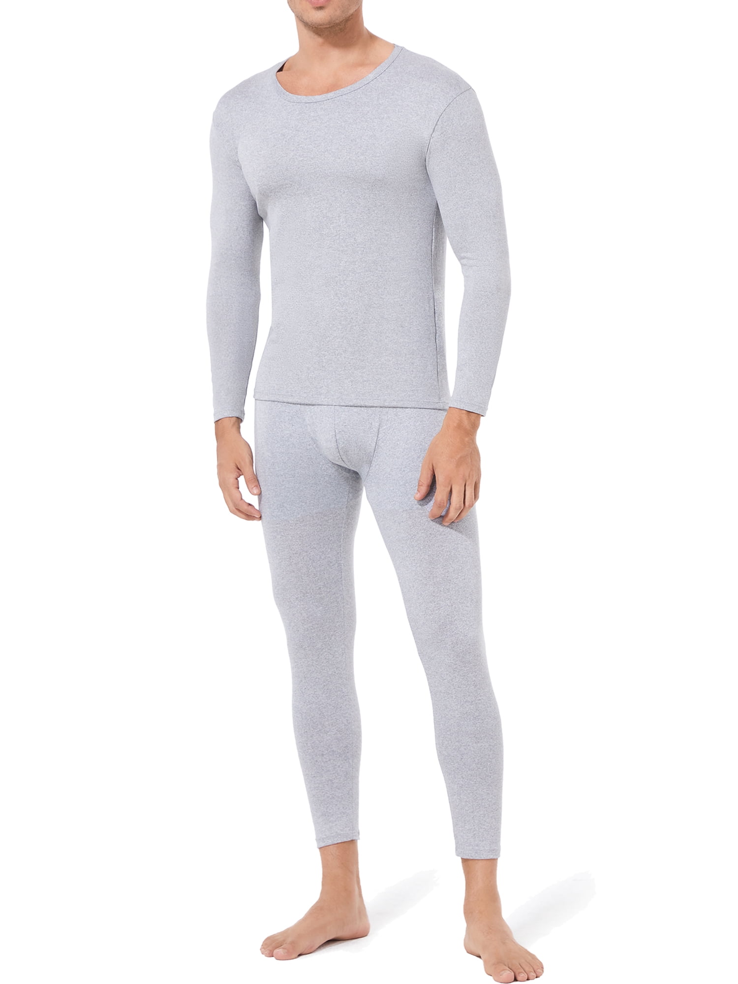 Thermal Underwear Set for Men Long Johns Basic Layer Top Bottom for ...