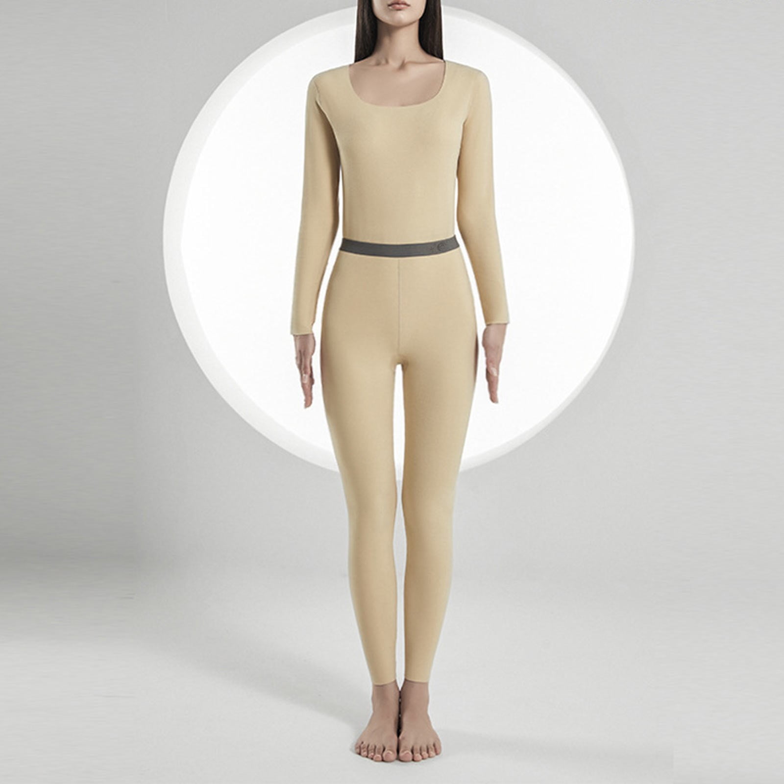 Thermal Underwear Silk Long Underwear Women Mujer Leggings Beige Snow ...