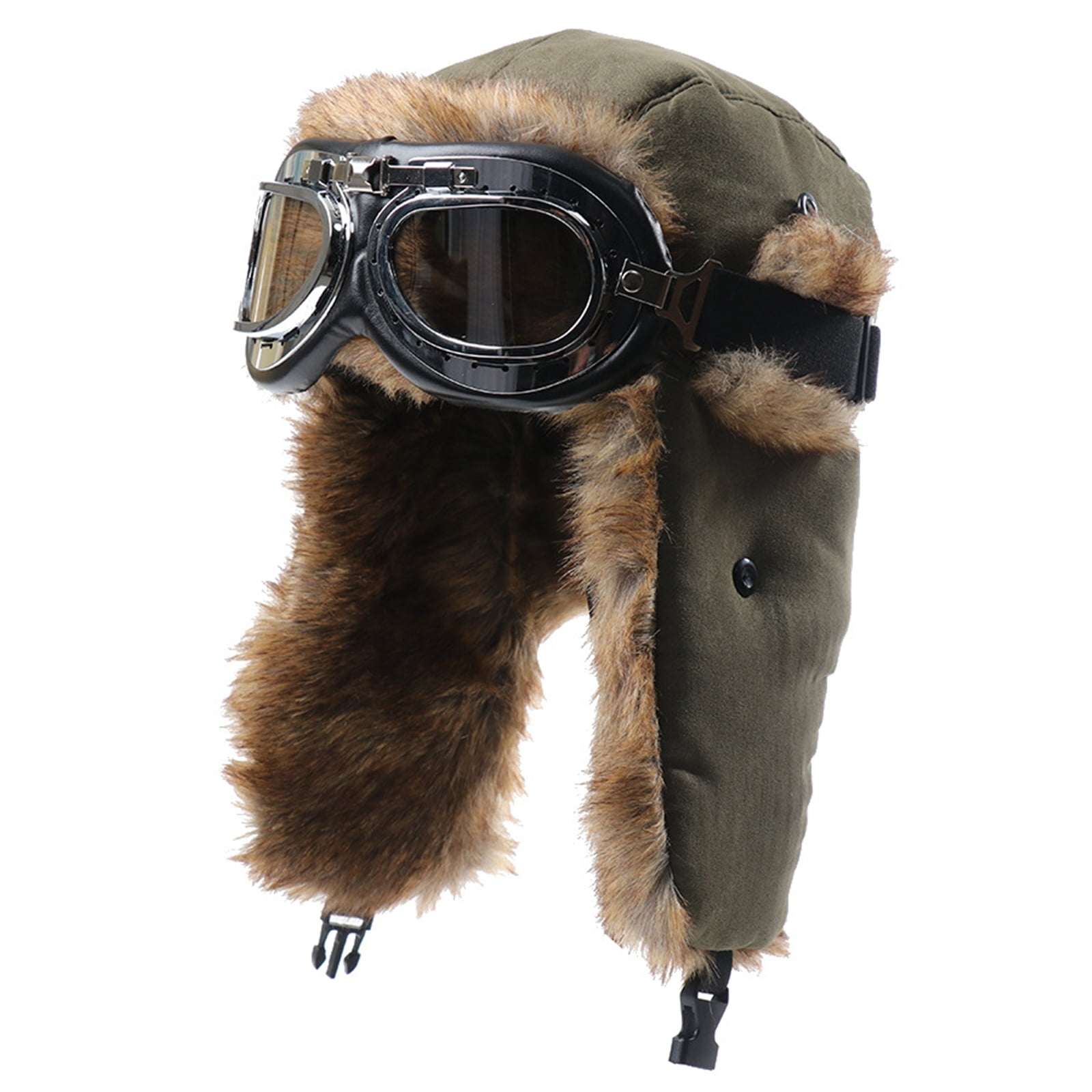 Thermal Winter Hat With Detachable Goggles For Skiing Riding And ...