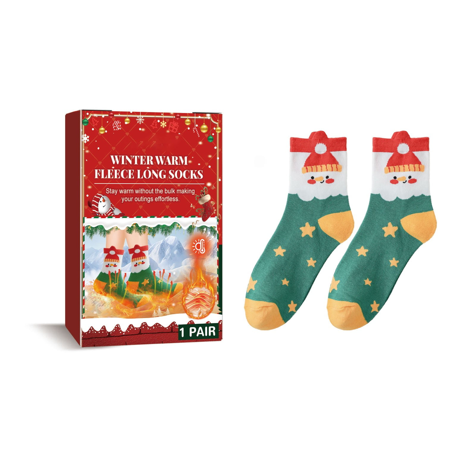 Thermal Winter Warm Socks 1 Pairs for Men Women Extra Thick Insulated ...