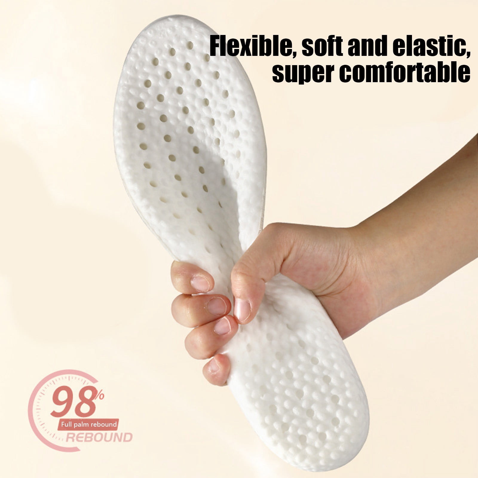 Thermal Wool Insoles with Airflow Vents – Breathable Warm Cushion ...