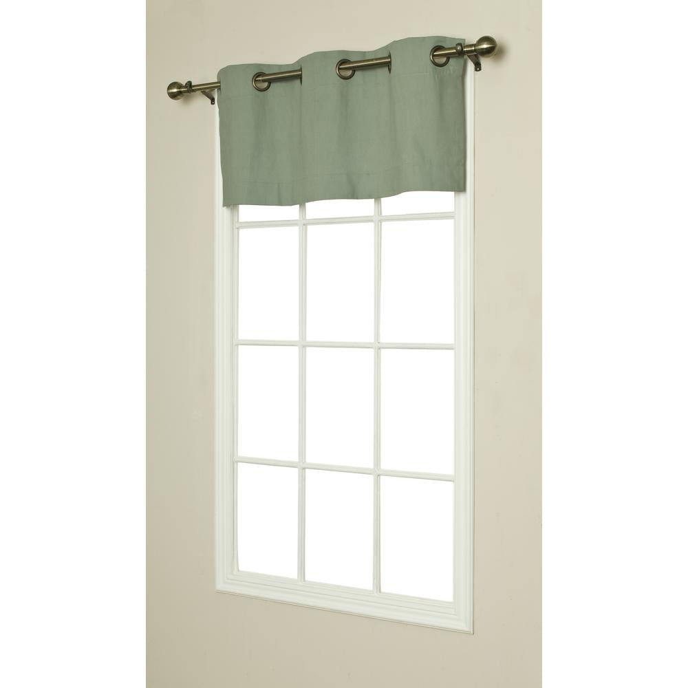 Commonwealth Thermalogic Insulated Grommet Valance in Sage - Walmart.com