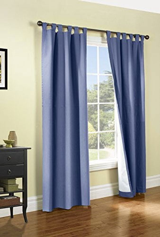 Thermalogic Weathermate Tab Top Insulated Energy Efficient Drapery Pair ...