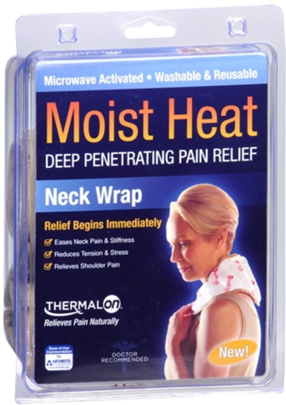 Thermalon Neck Wrap Moist Heat 1 Each (Pack of 3) - Walmart.com