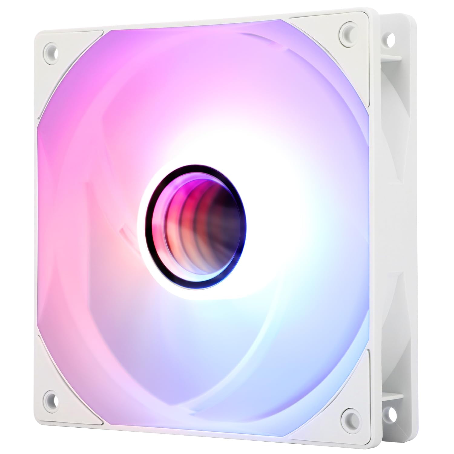 Thermalright TL-C12W-S V3 120mm KEF16 ARGB CPU Fan, White Computer Case ...