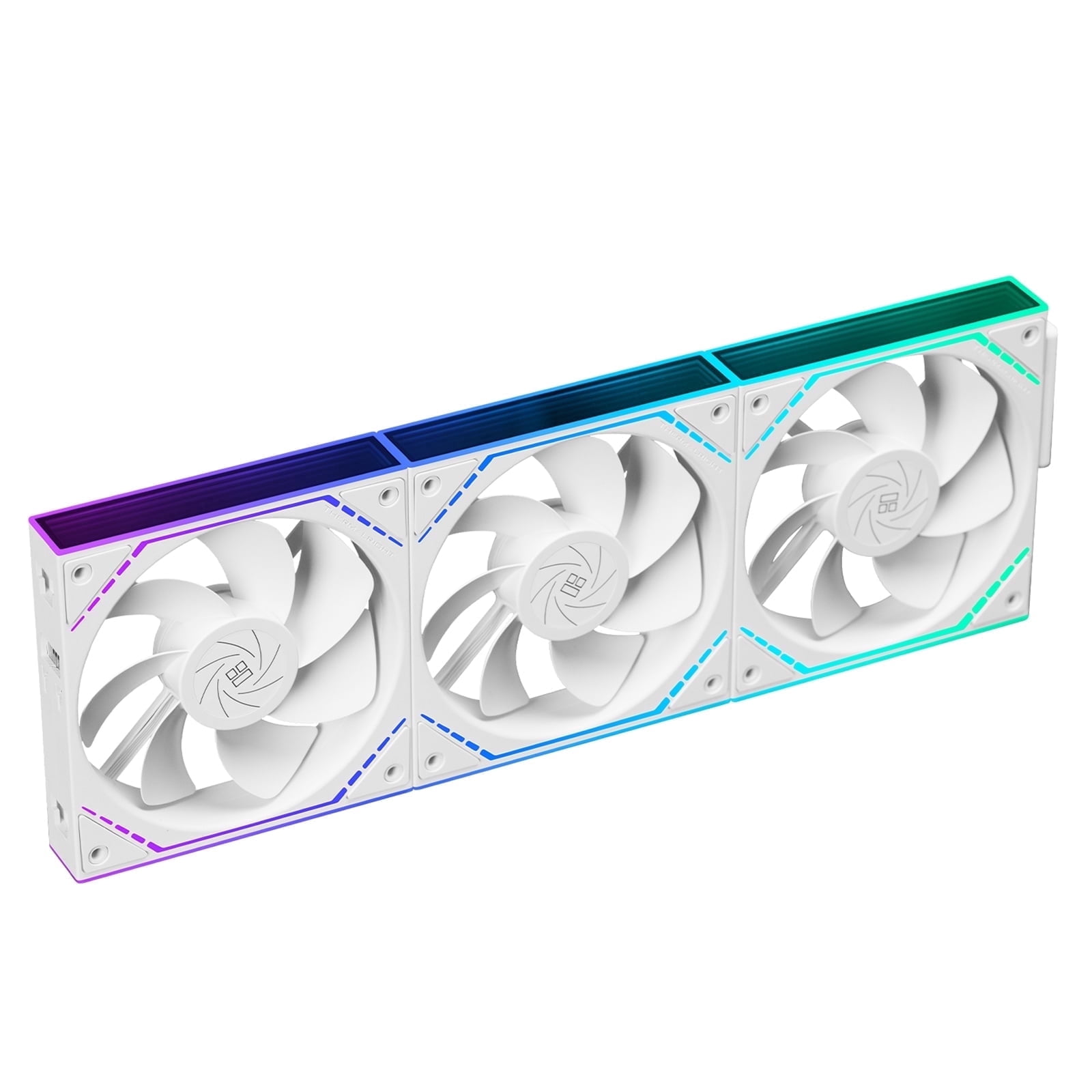 Thermalright TL-M12QRW X3 White ARGB Reverse Blade Pc Fan,120mm Daisy ...