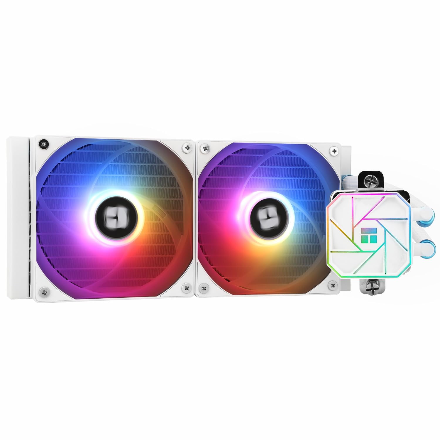 Thermalrlght Aqua Elite 240 KEF16 White V3 Aio CPU Cooler, 240 Liquid ...