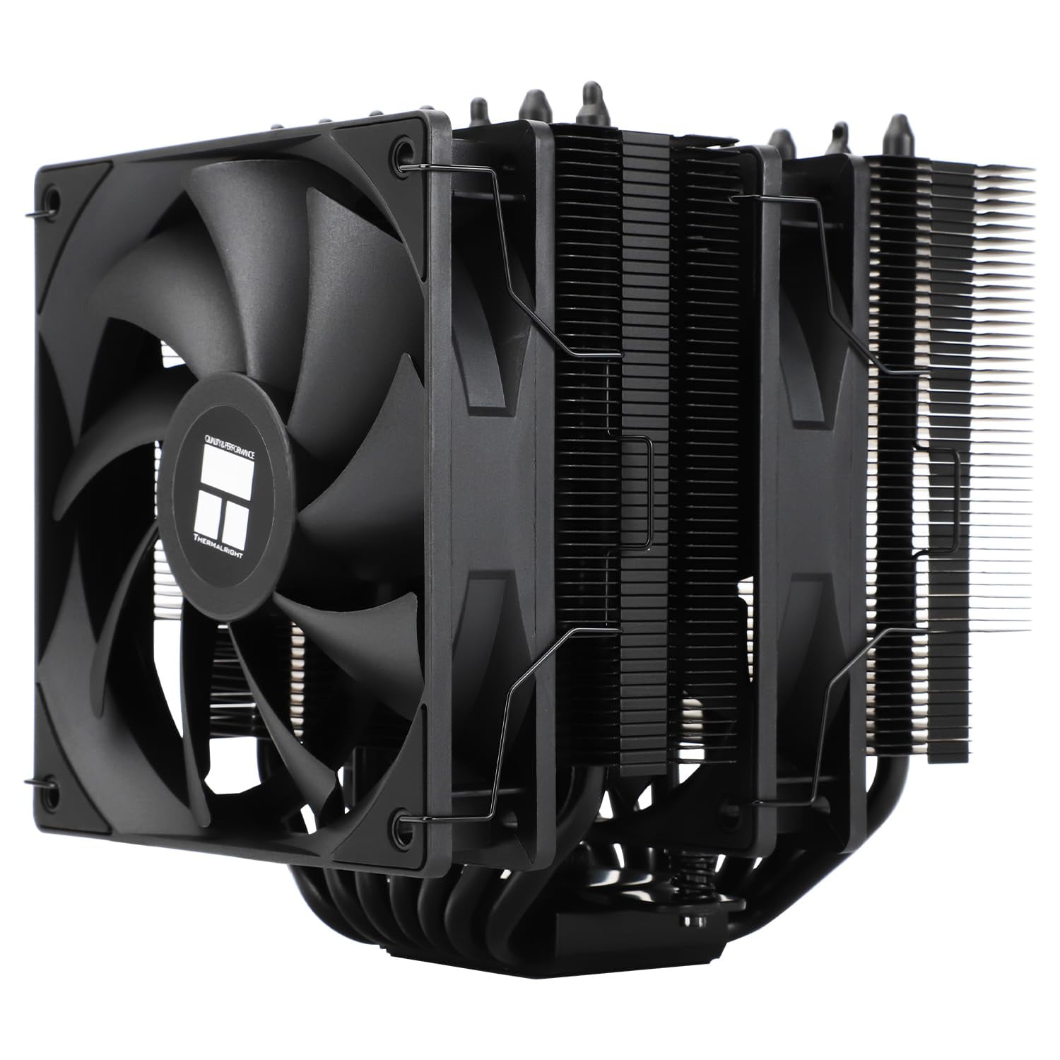Thermalrlght Phantom Spirit 120SE RRF12 Black Double Towers CPU Cooler ...