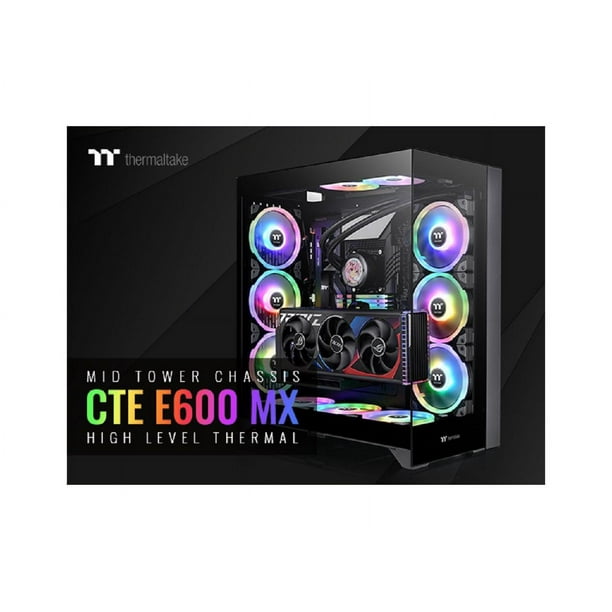 Thermaltake CTE E600 MX Black Mid Tower E-ATX Case with Centralized ...