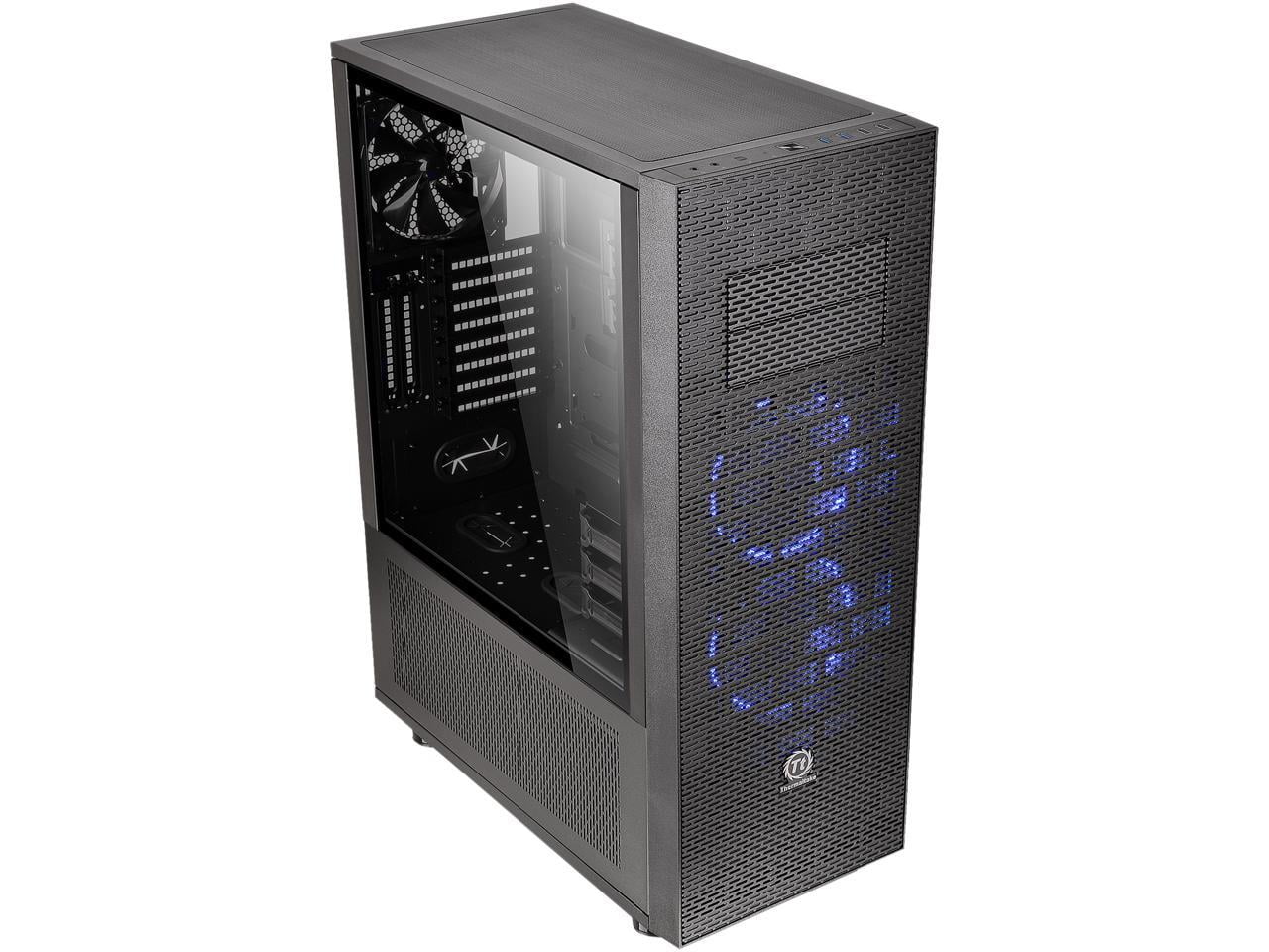 Thermaltake Core X71 ATX Full Tower Gaming Case, Tempered Glass, Black ...