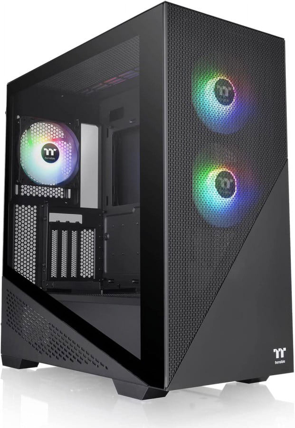 Thermaltake Divider 370 TG ARGB Motherboard Sync E-ATX Mid Tower ...