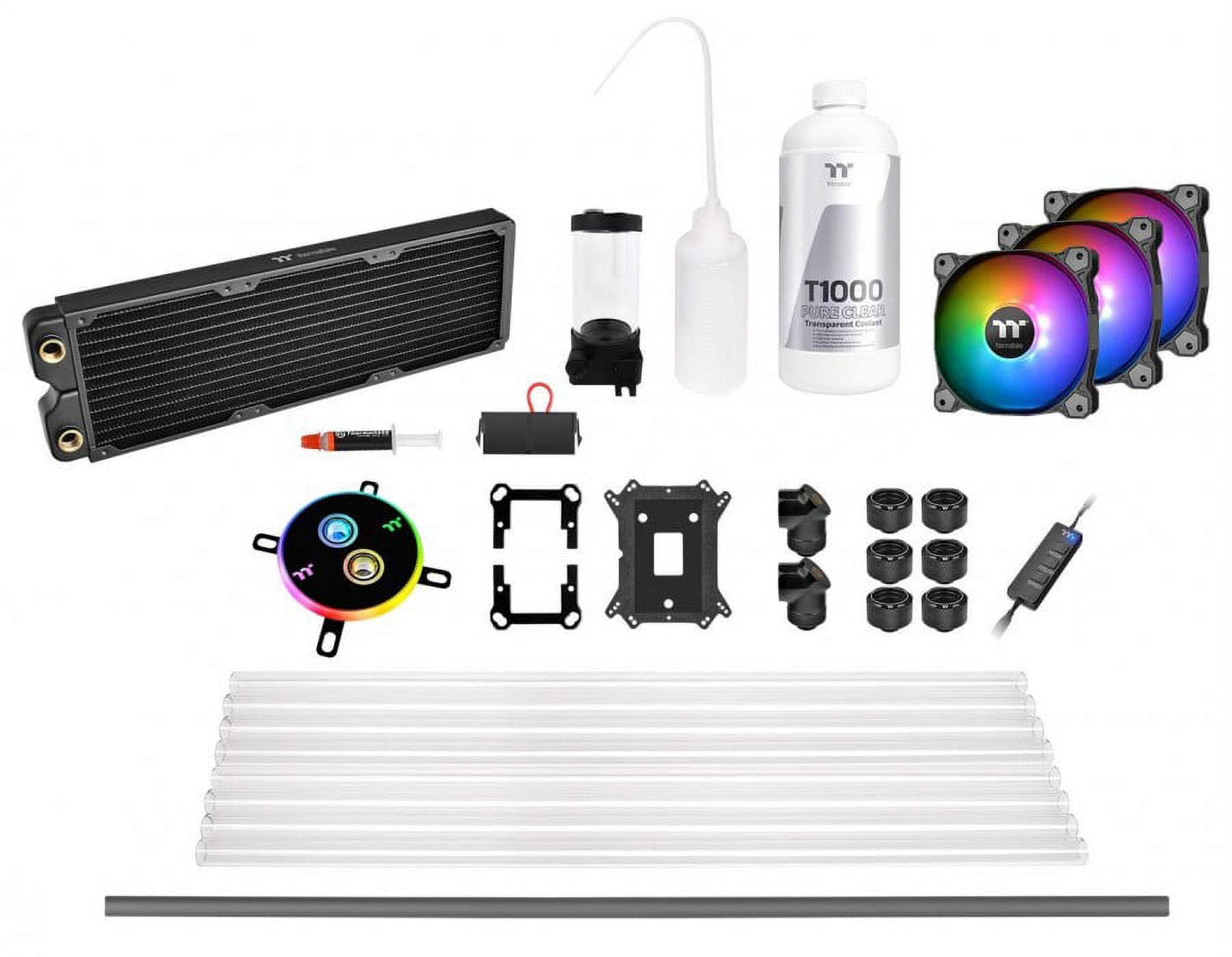 Thermaltake Pacific C360 DDC Res/Pump 5V Motherboard Sync 360mm Copper ...