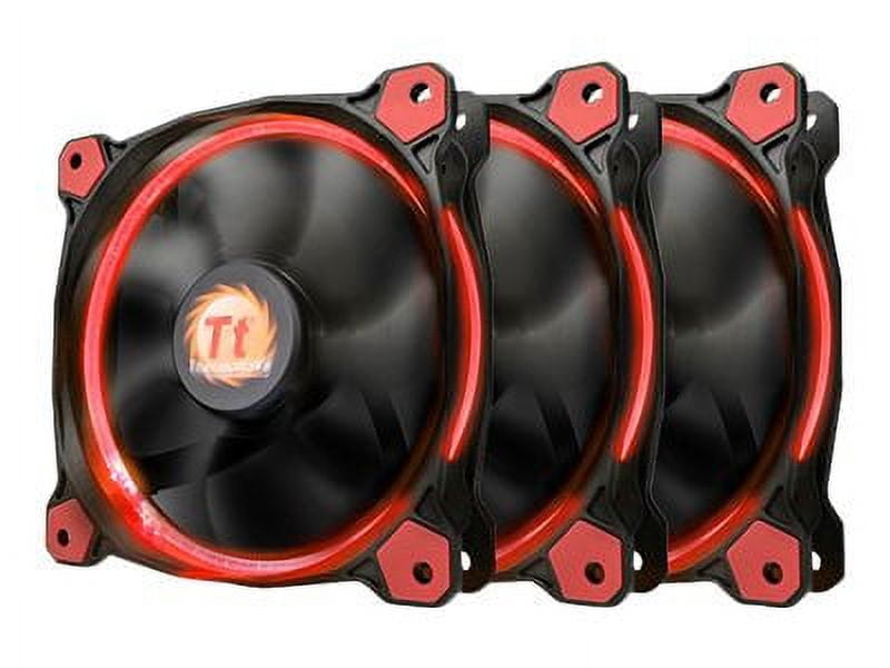 Thermaltake Riing 12 LED 120mm Case Fan - Red - Three Pack - Walmart.com